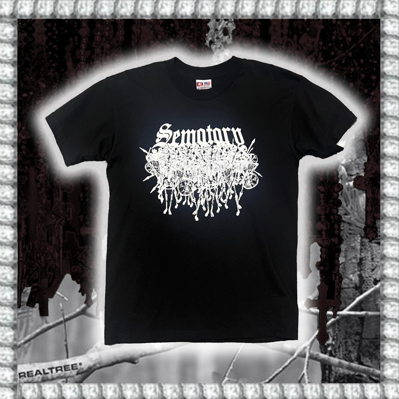 OFFICIAL HAUNTED MOUND SEMATARY MERCH SKELINGTONS... - Depop