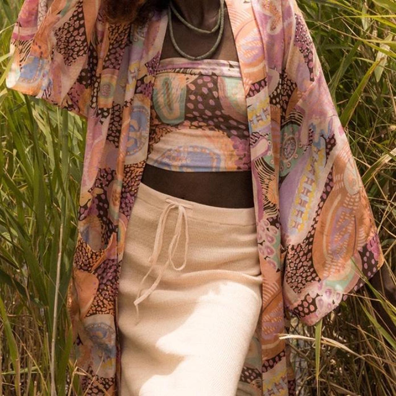 KYEOMA KOO MAXI ROBE Brown Ochre. Spell and Gypsy x... - Depop