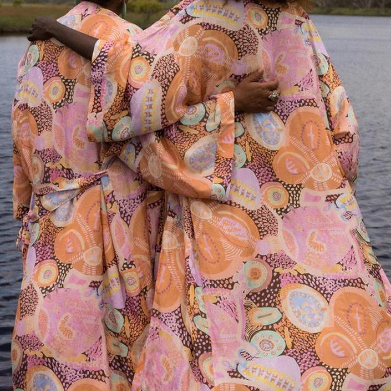 KYEOMA KOO MAXI ROBE Brown Ochre. Spell and Gypsy x... - Depop