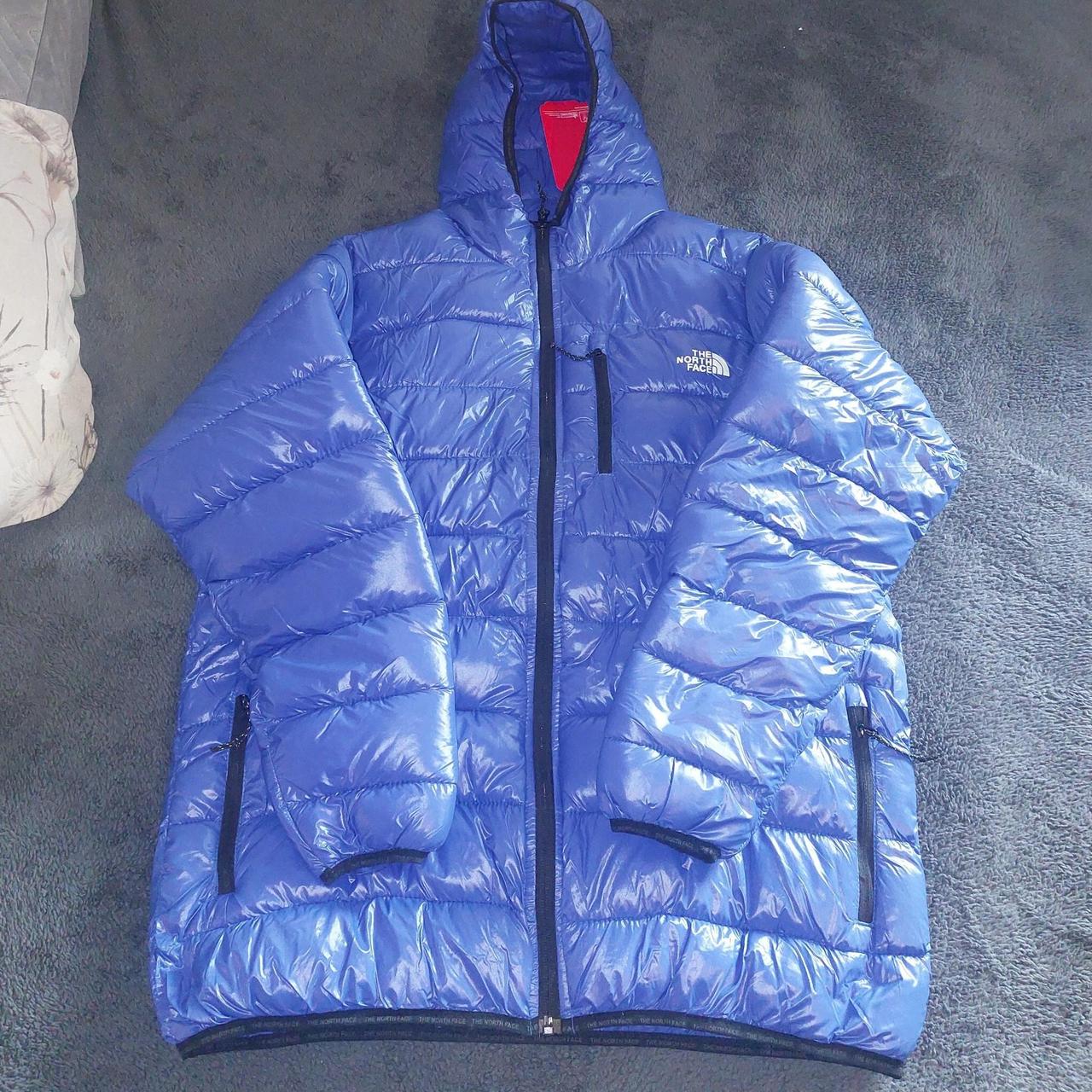 The North Face puffer jacket Size L but would fit... | Depop