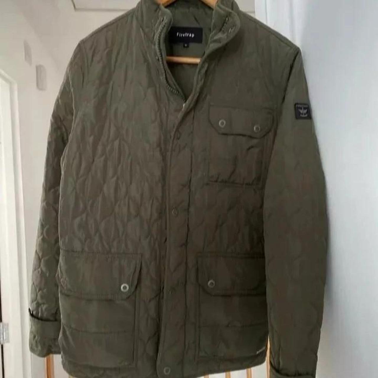 Firetrap mens Quilted jacket in VGC size small pit... | Depop