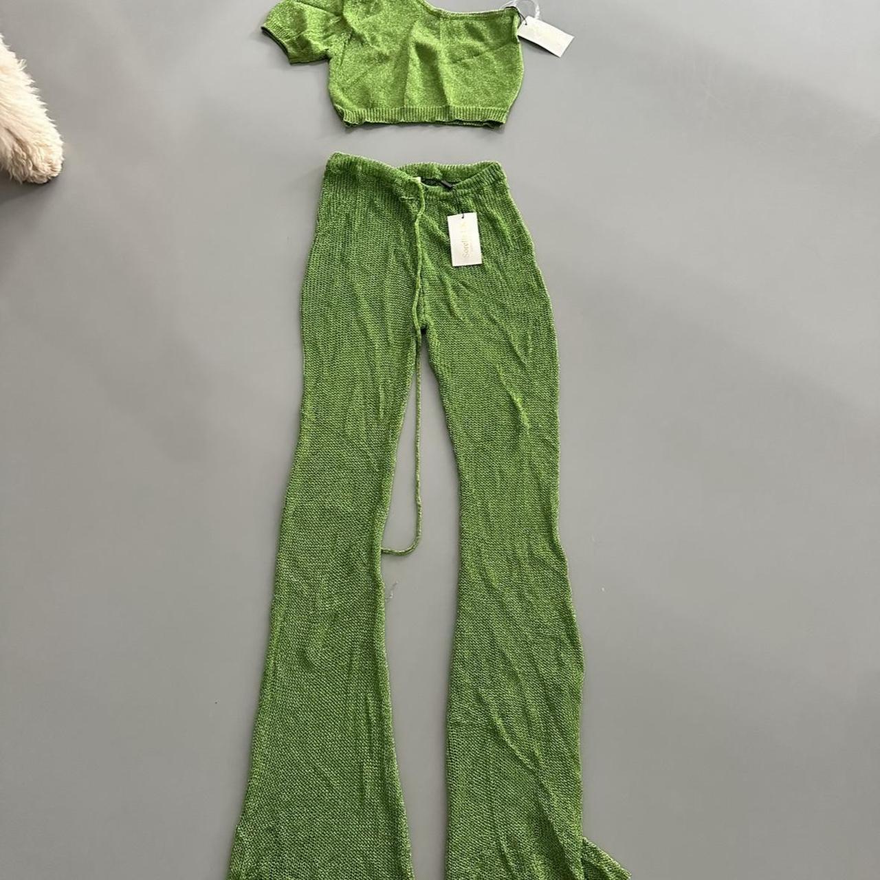 Tagged rave festival outfit Sooo cool Mesh Lime green - Depop