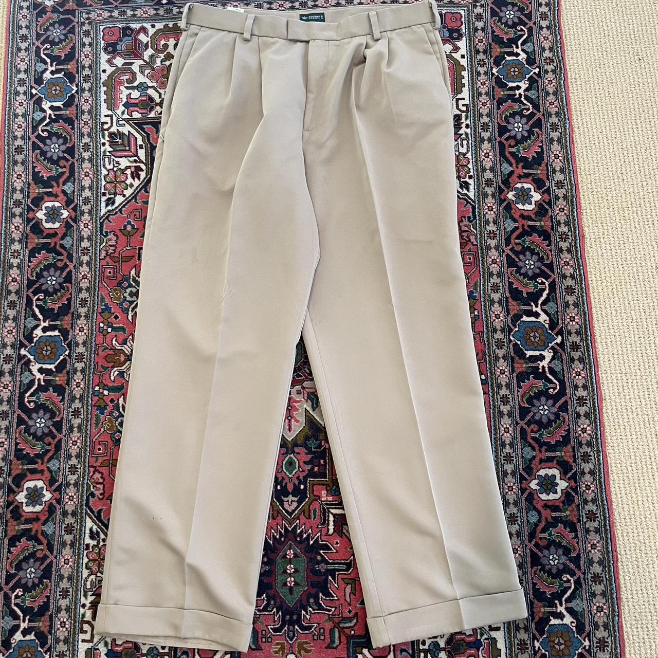 Vintage 70’s Dockers Double Pleated... - Depop