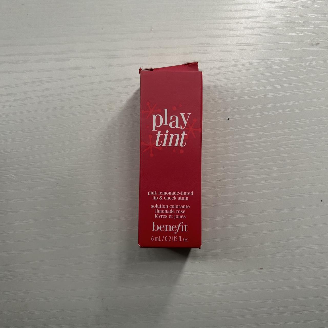 benefit cosmetics, coral play tint just like... - Depop