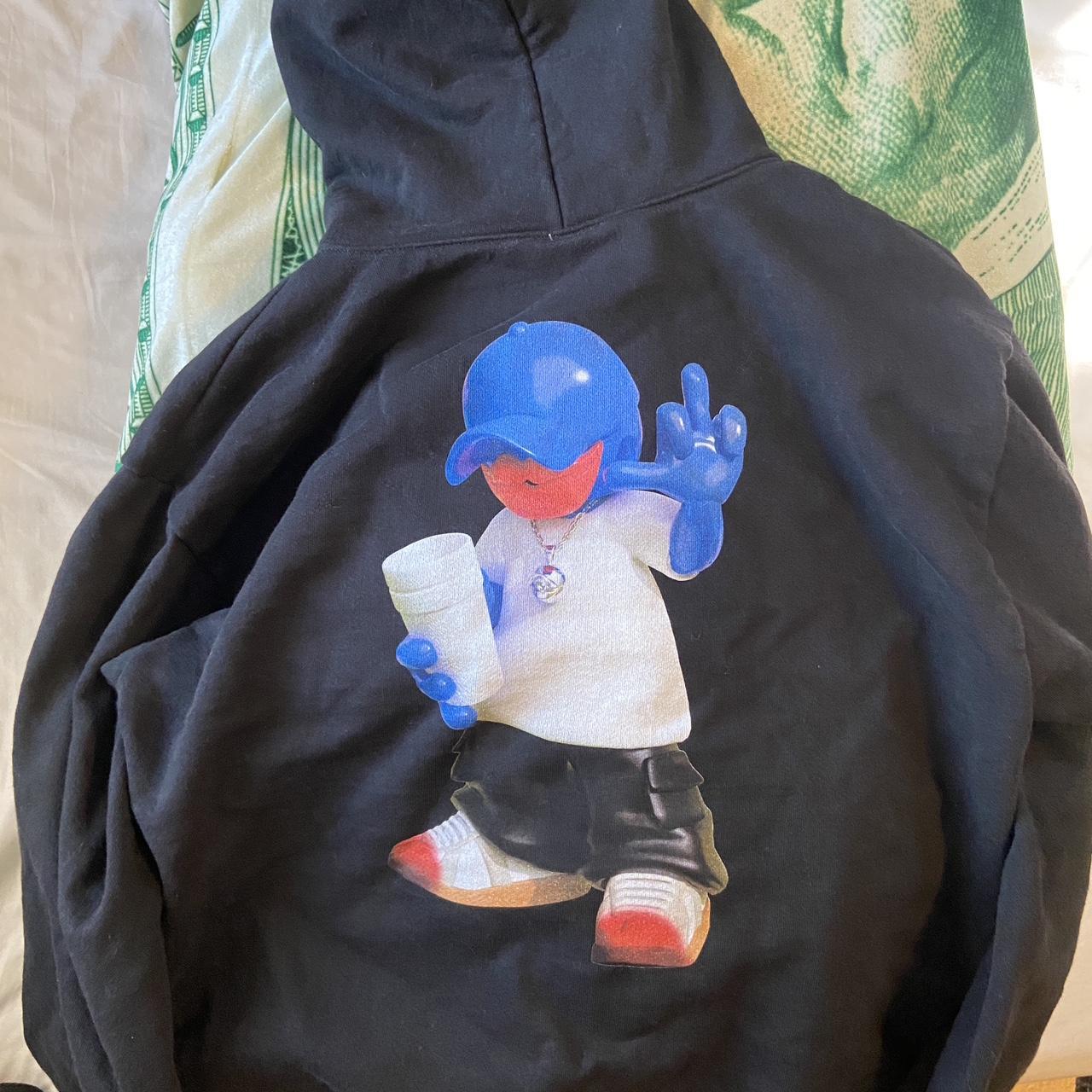 Joeyy Hoodie real merchandise slight crack on the... - Depop