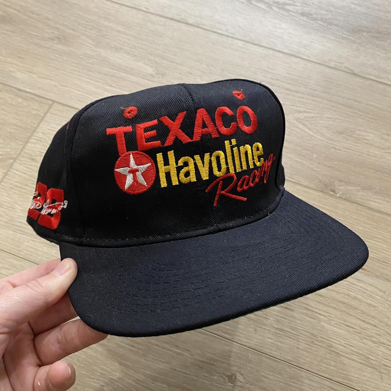 NASCAR Texaco Havoline Racing Hat Ernie Irvan... - Depop