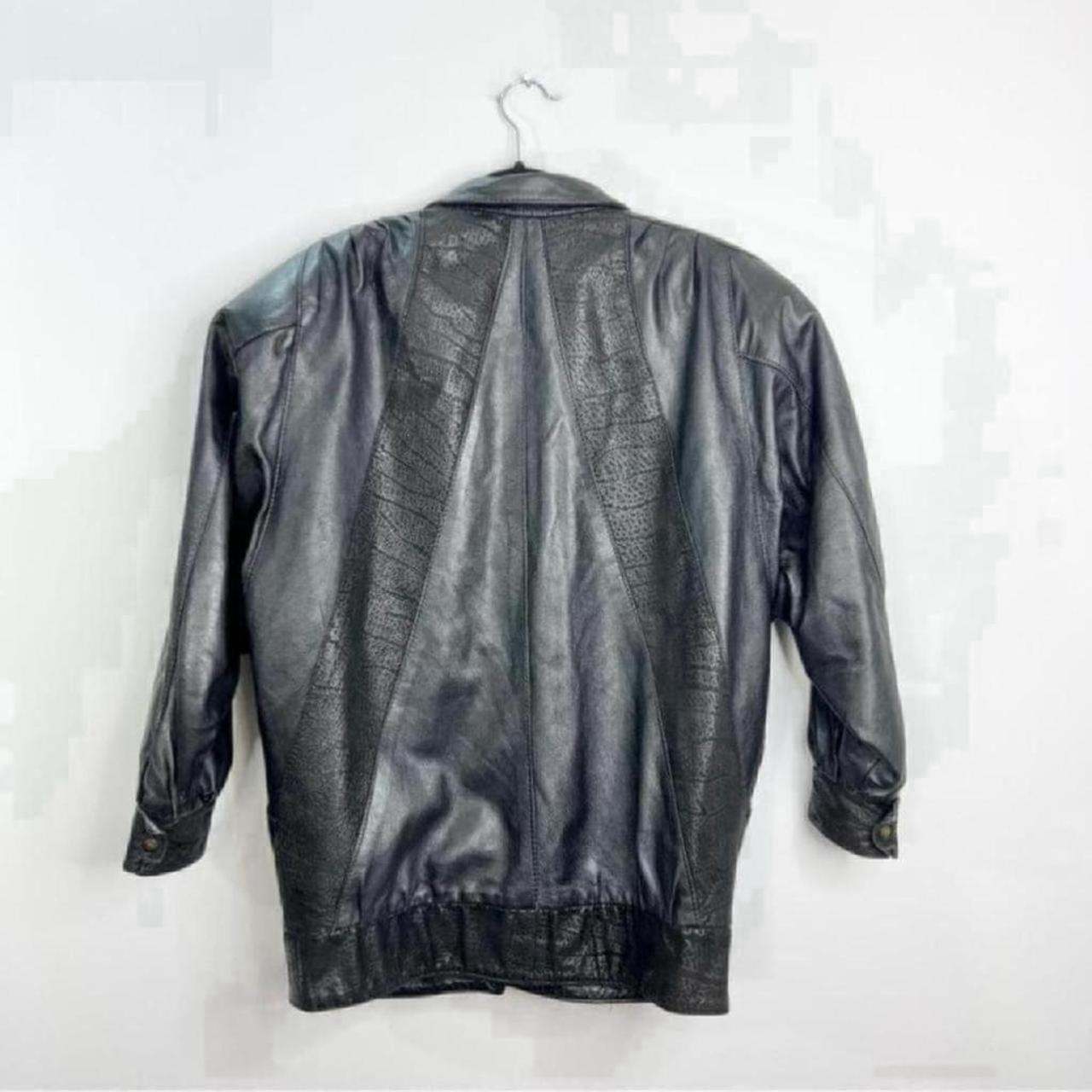 Vintage leather jacket by Dimitri Leather and made... - Depop