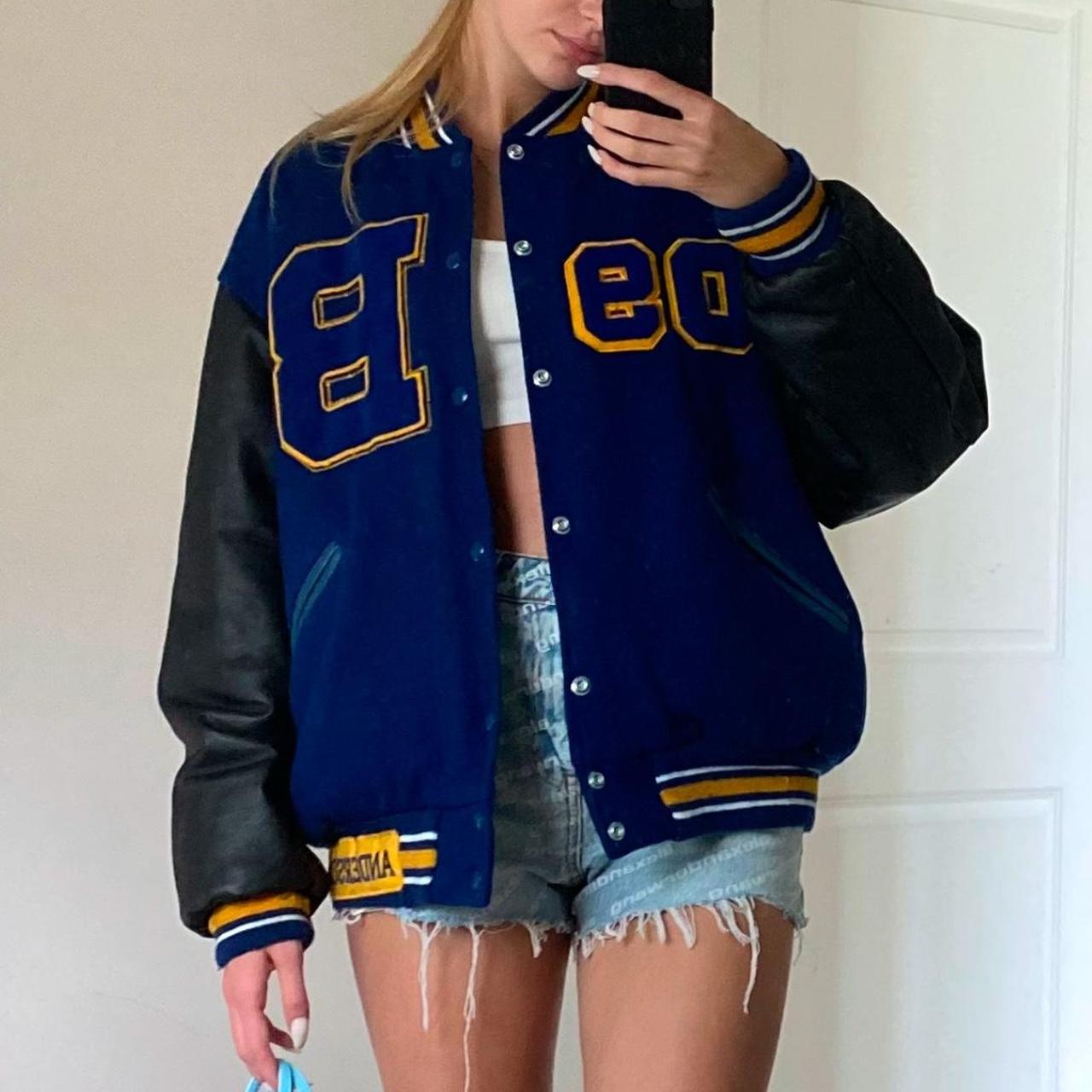 Brooklyn Basketball Varsity Jacket Made in USA... | Depop