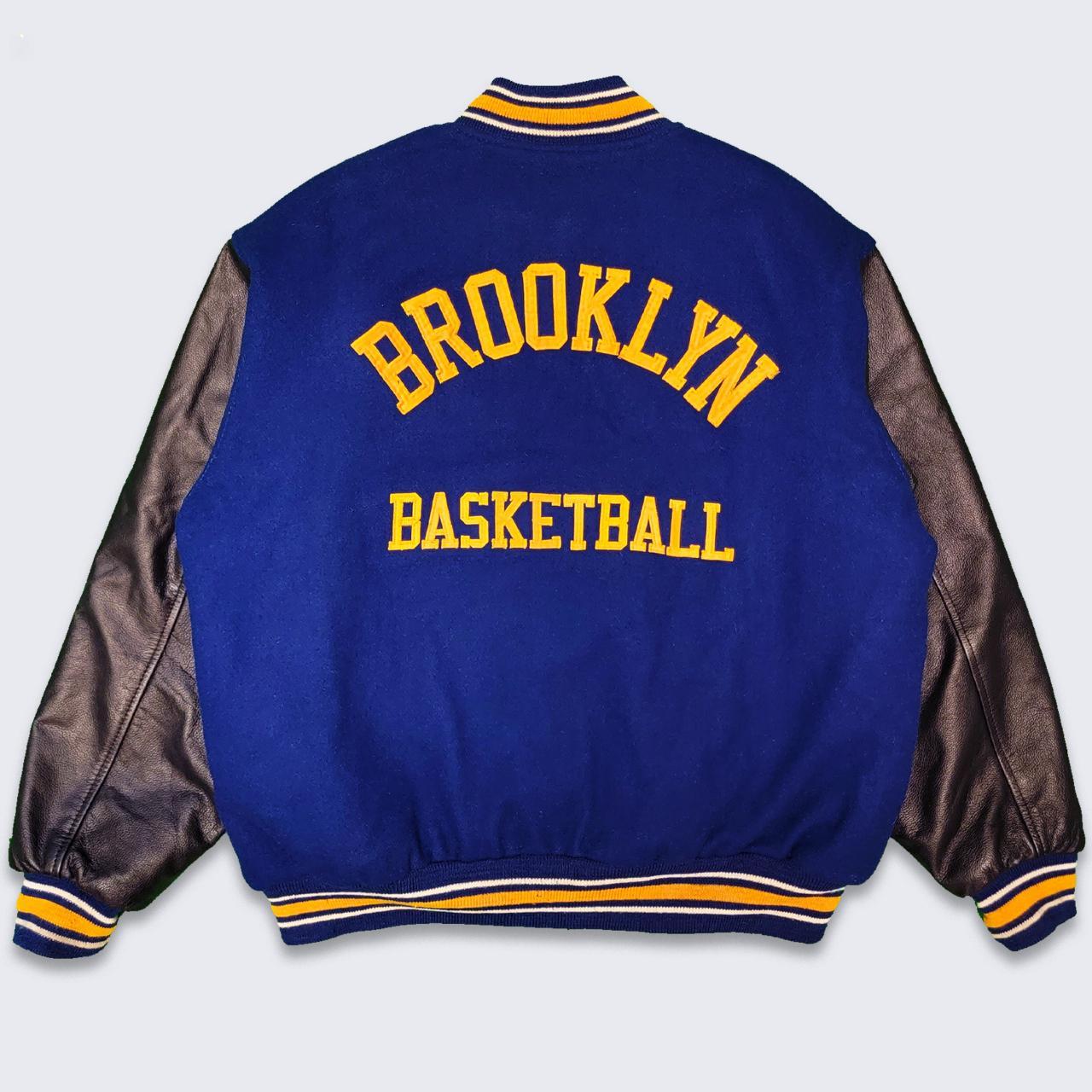 Brooklyn Basketball Varsity Jacket Made in USA... | Depop