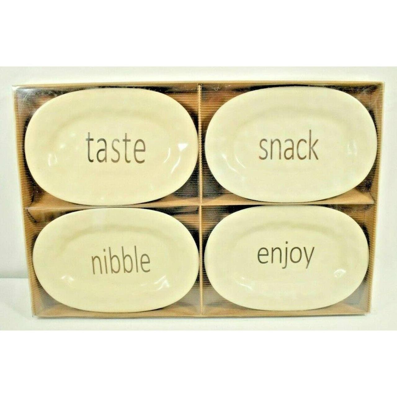 ThirstyStone 4 PC Ceramic Tapas/Snack... - Depop