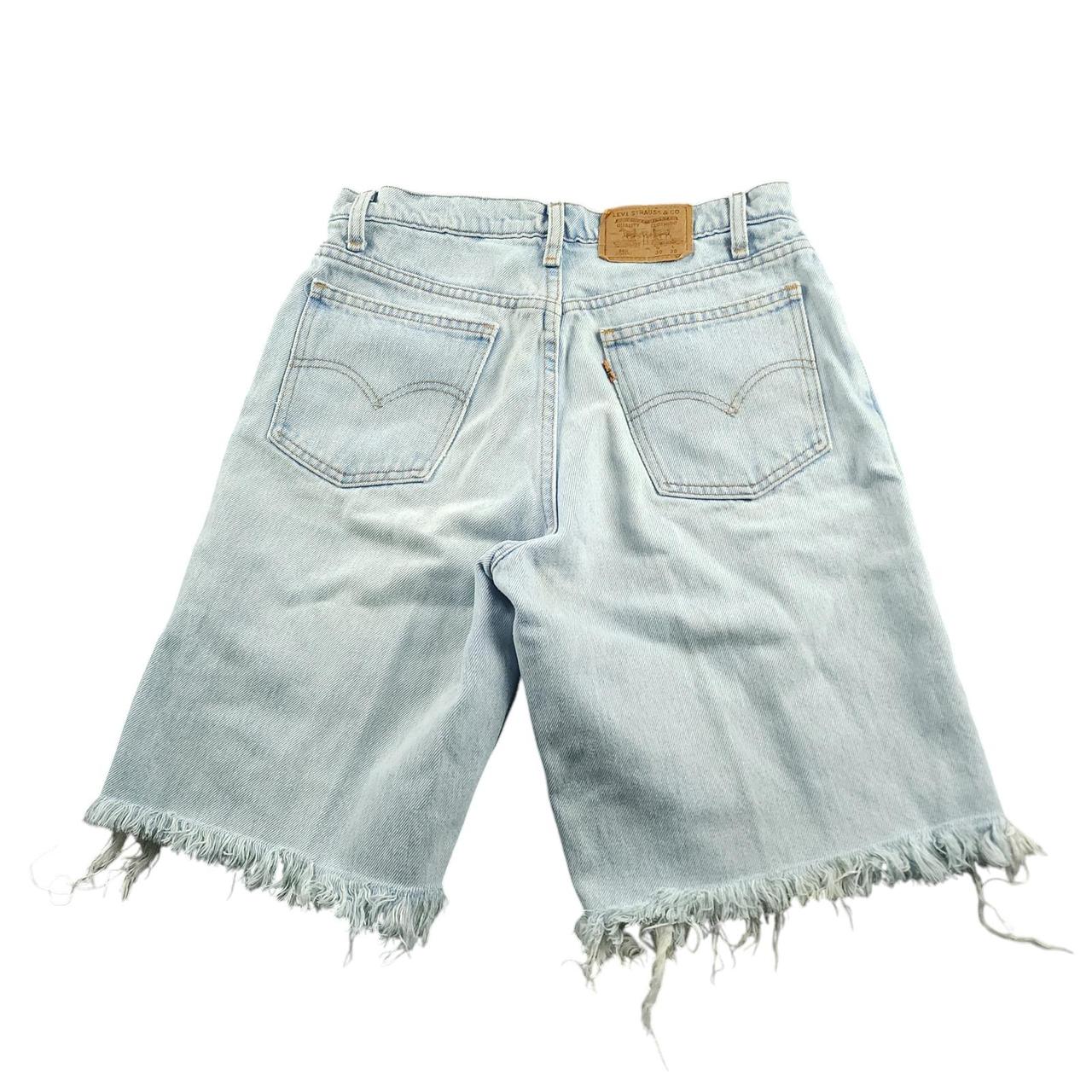 Vtg Levi's 560 Orange Tab Cutoff Jorts 30... | Depop