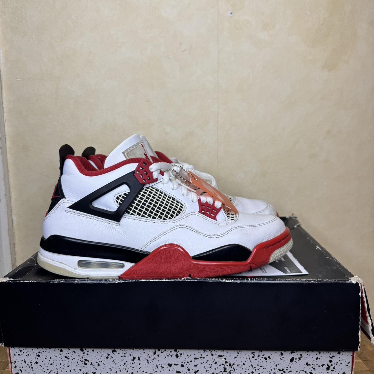 JORDAN 4 Retro fire reds 2020 Authentic with... | Depop