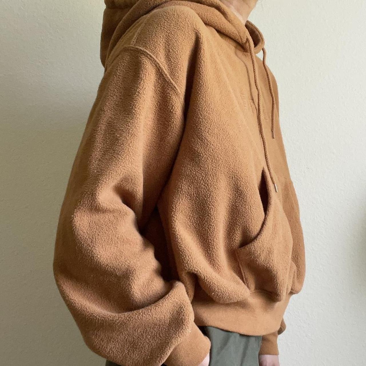 Stussy Fleece Hoodie in rust color Women’s small... - Depop