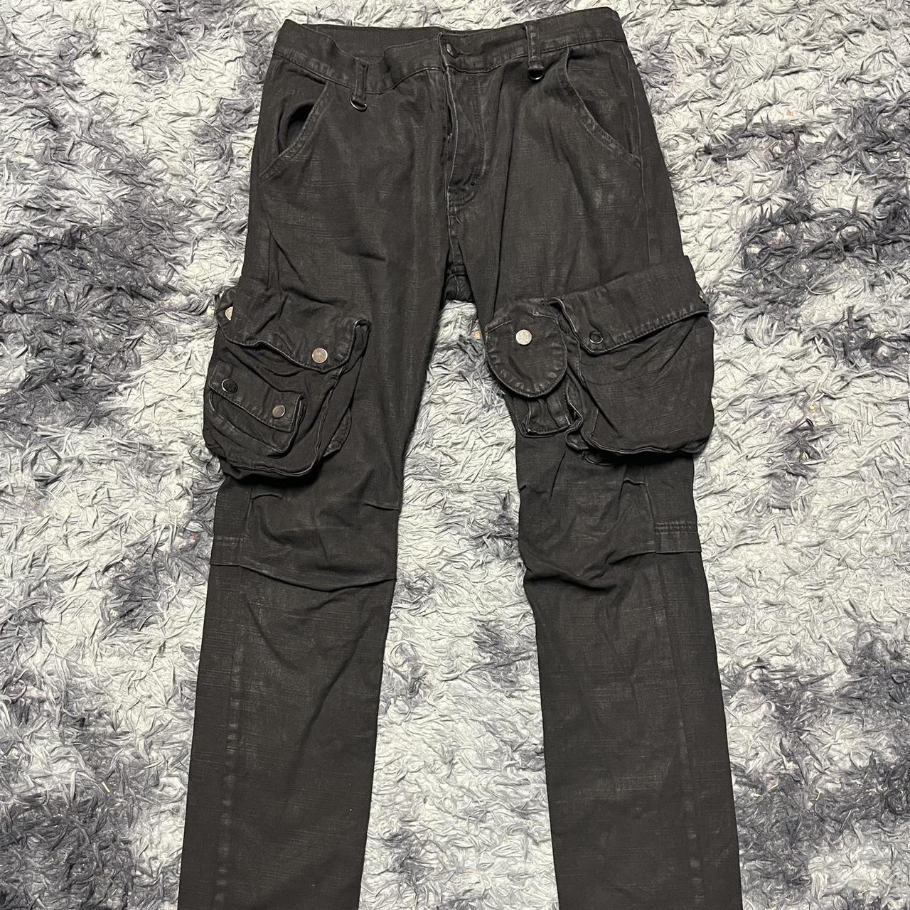MNML Cargo Denim Sz 32 Great Condition - Depop