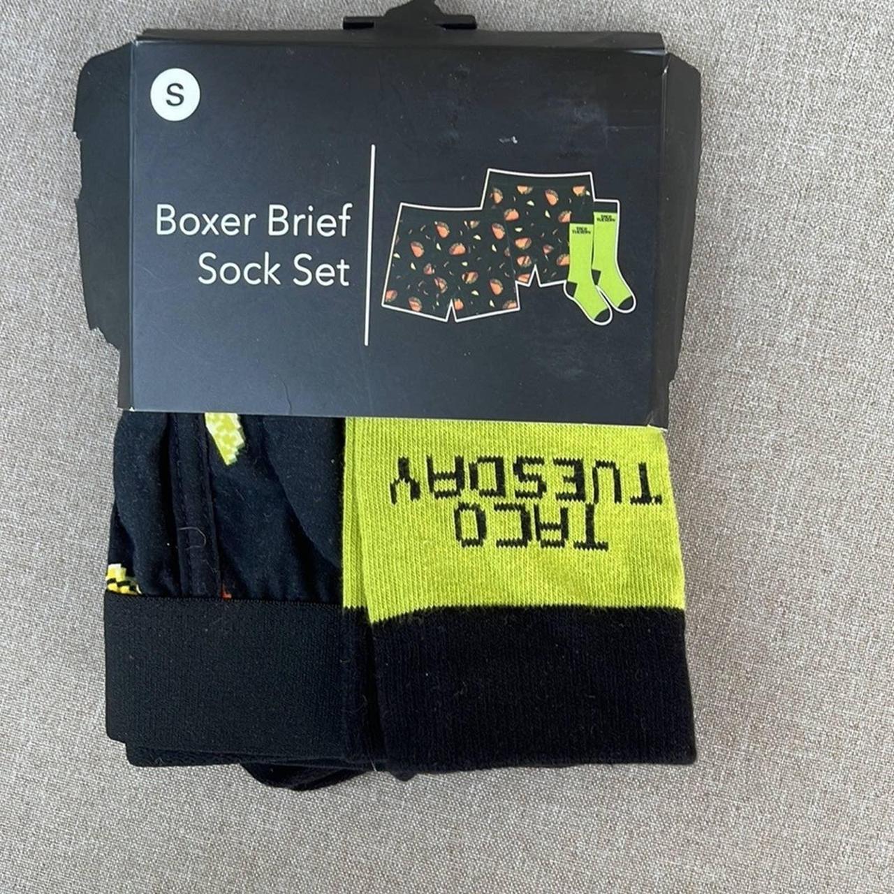 Taco Tuesday boxer briefs and socks gift set size... - Depop