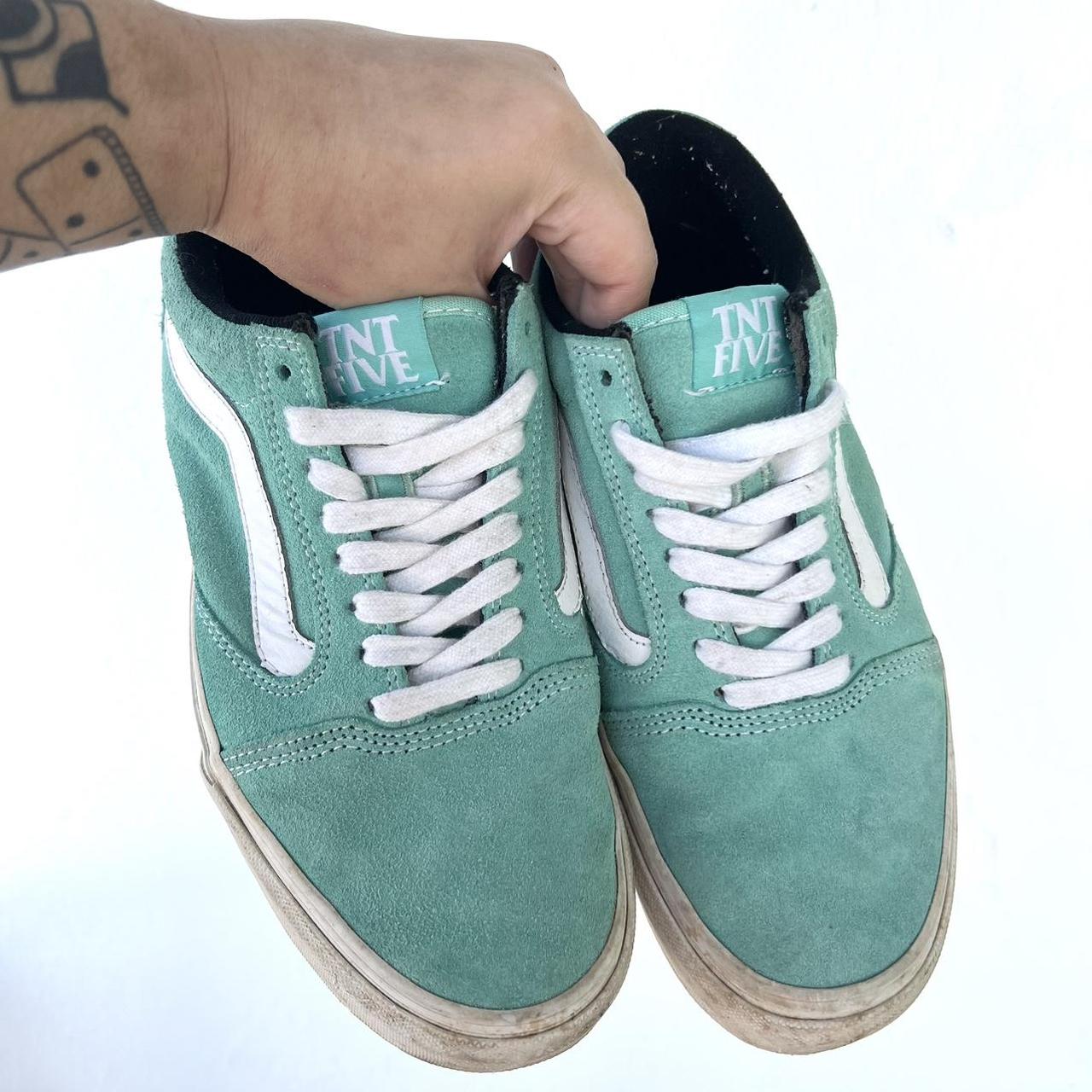 Vans TNT 5 Tony Trujillo Green Teal RARE shoes They... - Depop