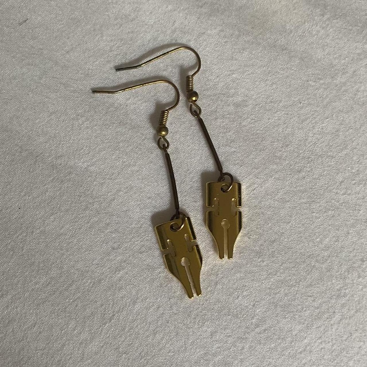 JJBA Rohan Kishibe pen dangle earrings i got this... - Depop