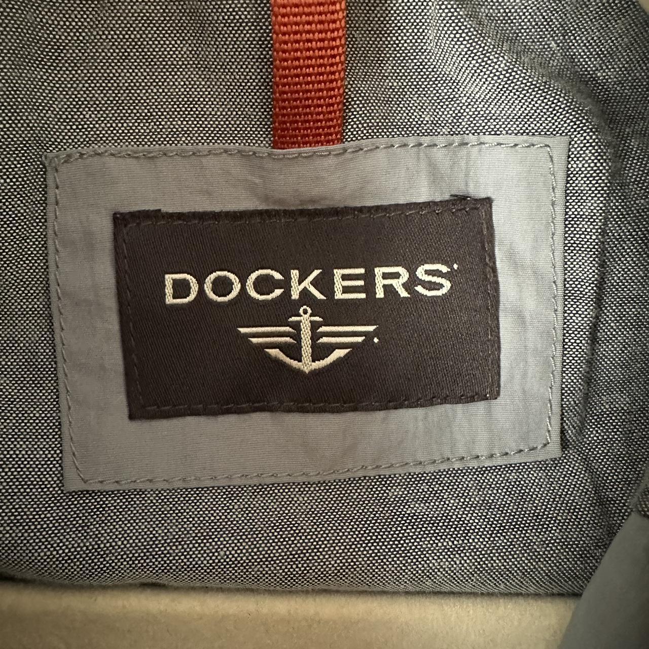 Dockers Men's Grey Jacket | Depop
