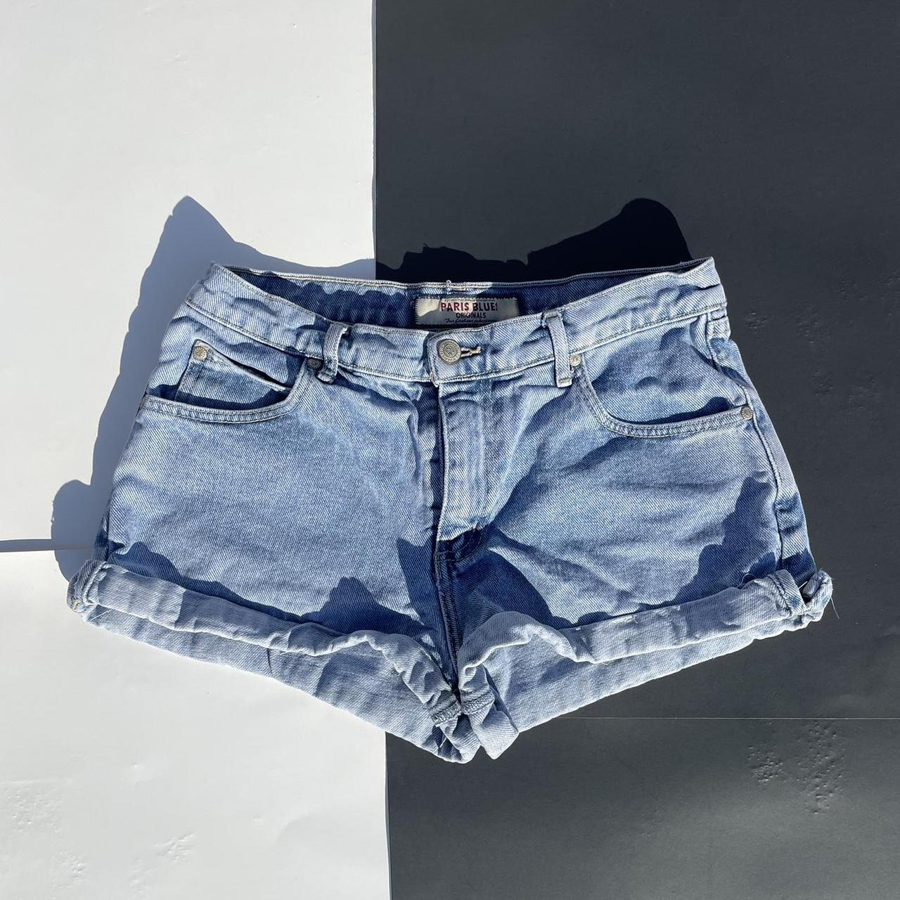 Blue denim shorts #denim #shorts - Depop