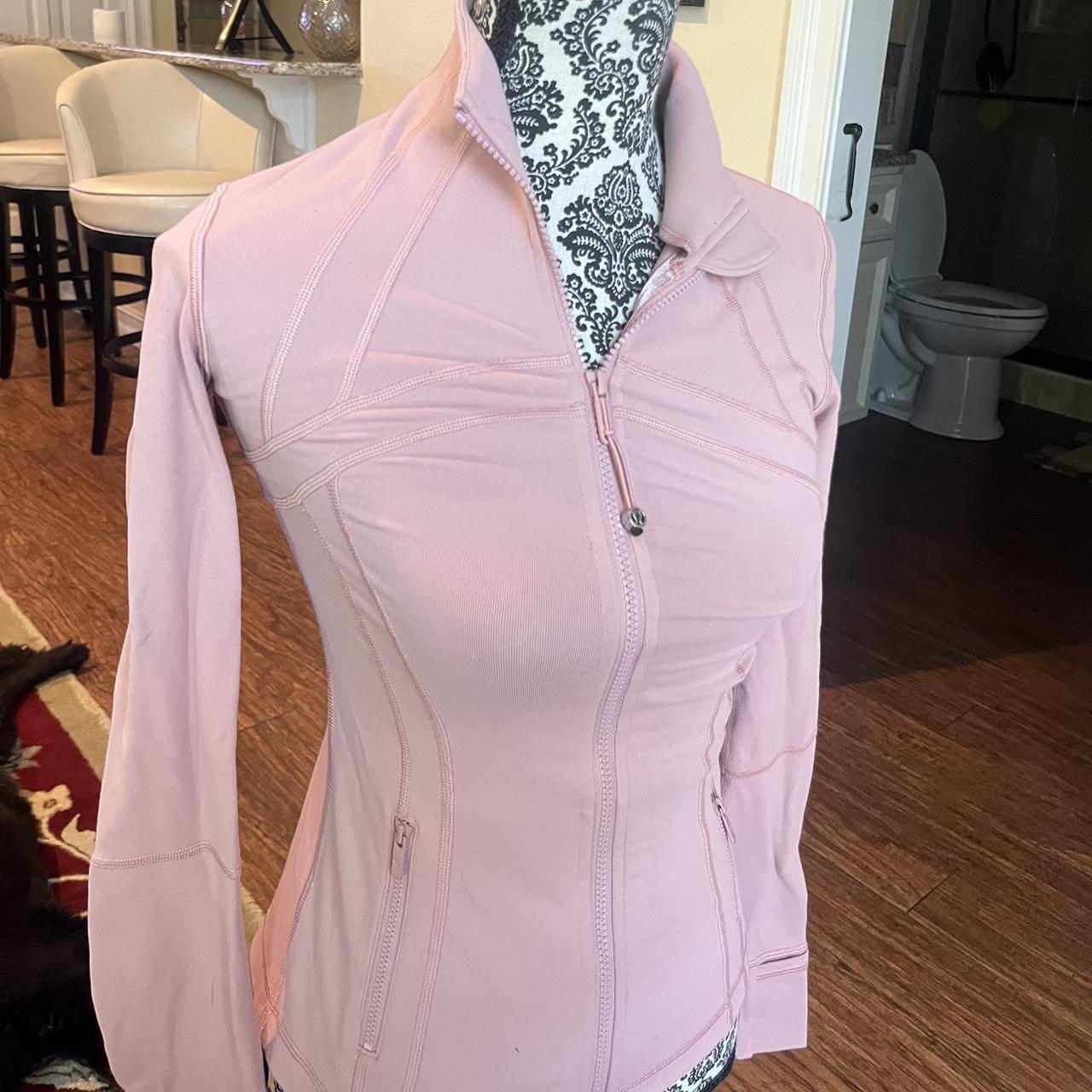 lululemon align baby pink jacket size 4 perfect... - Depop