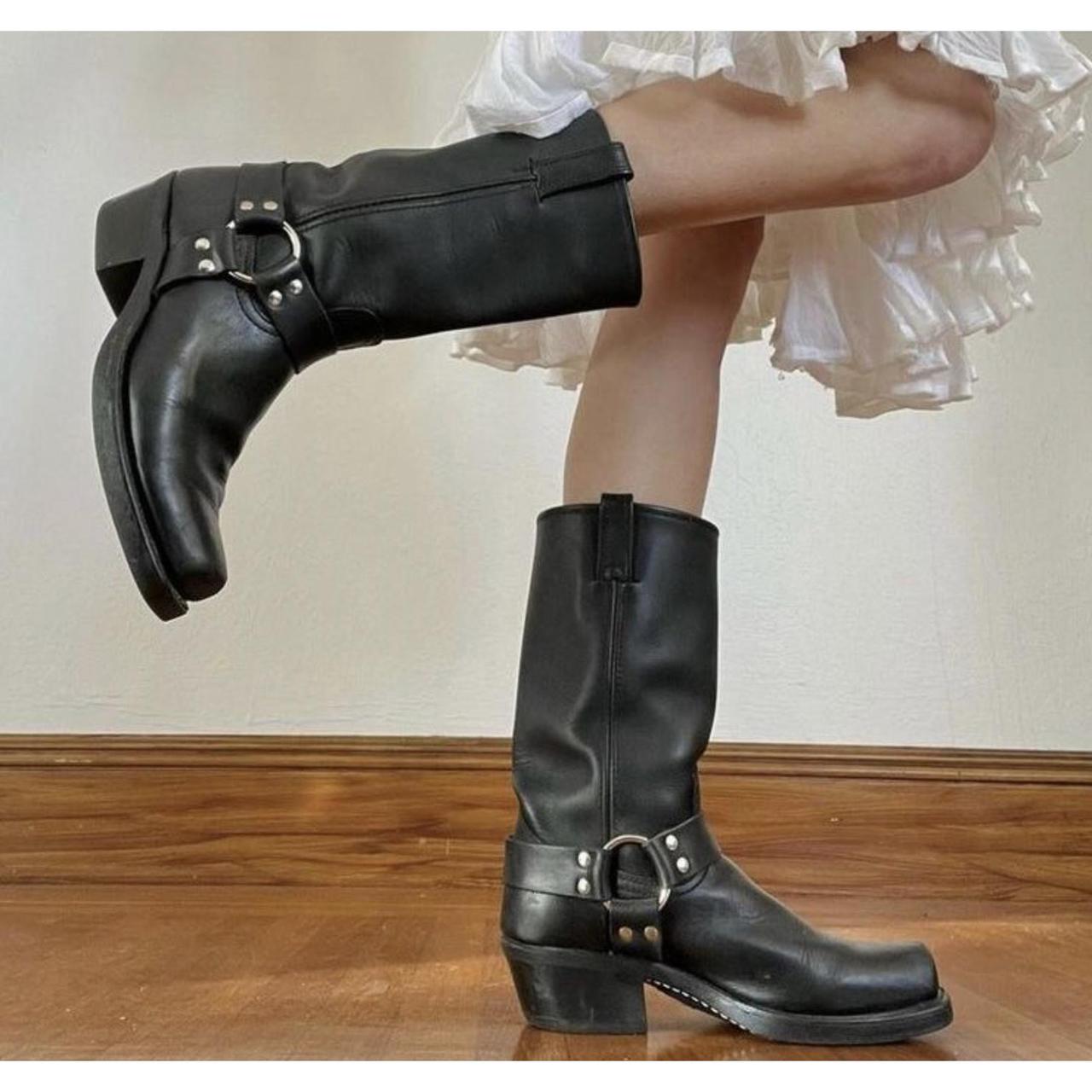 Brand new biker harness boots by Dingo. They remind... - Depop