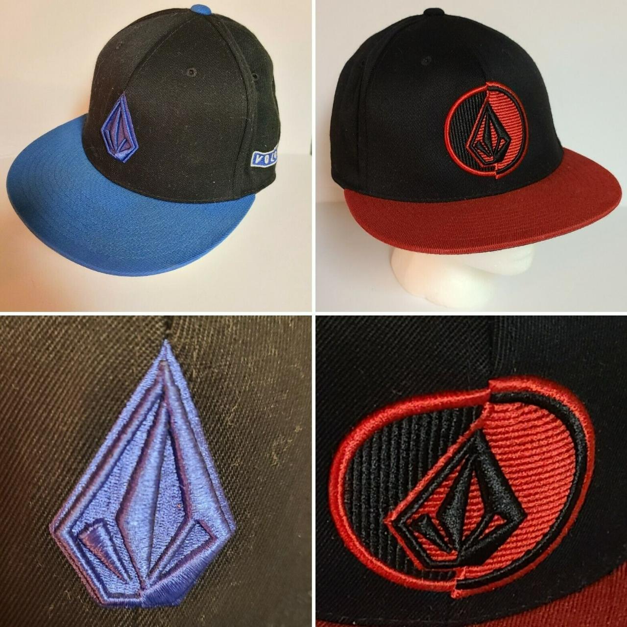 Pai of 2 Volcom 210 Fitted By Flexfit Mens Ball Cap... - Depop