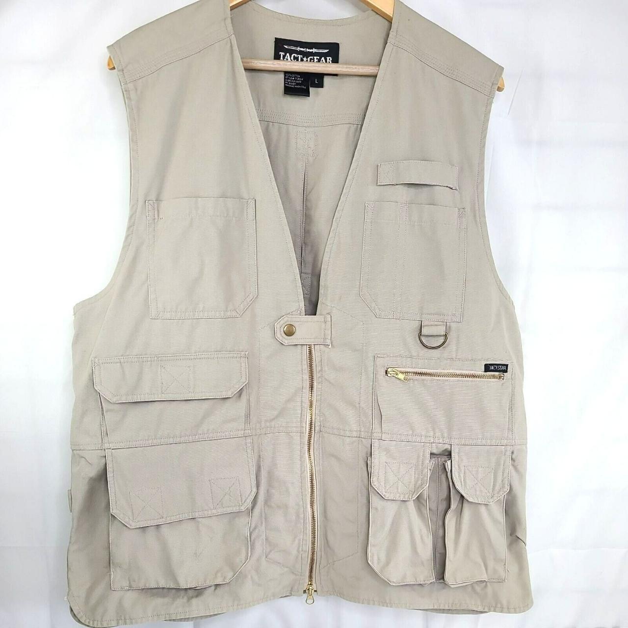 EUC Tact Gear Vest Mens Sz LG Outdoor Shooting Wear... - Depop