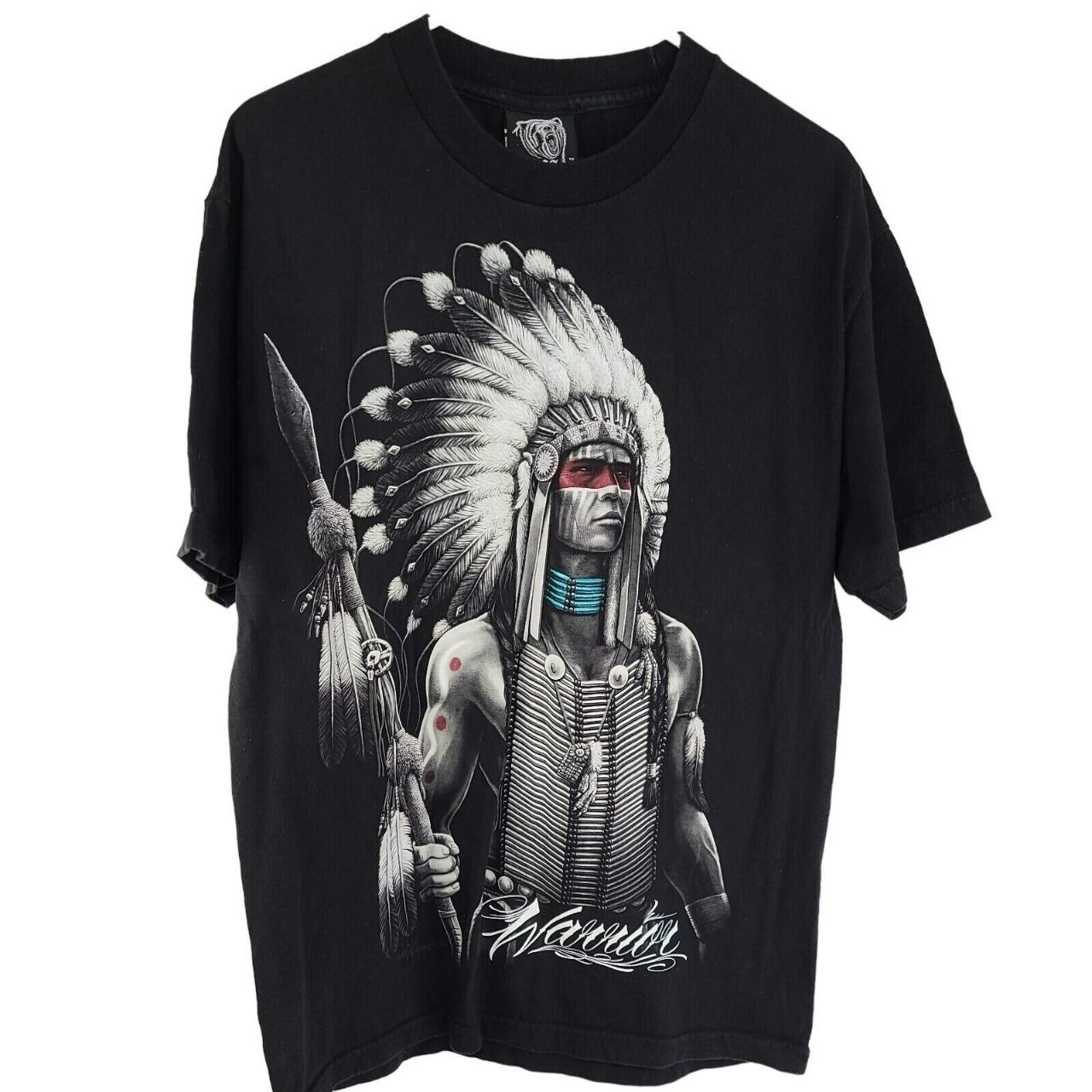 Warrior Native American Indian Chief Tribal Apache T... - Depop