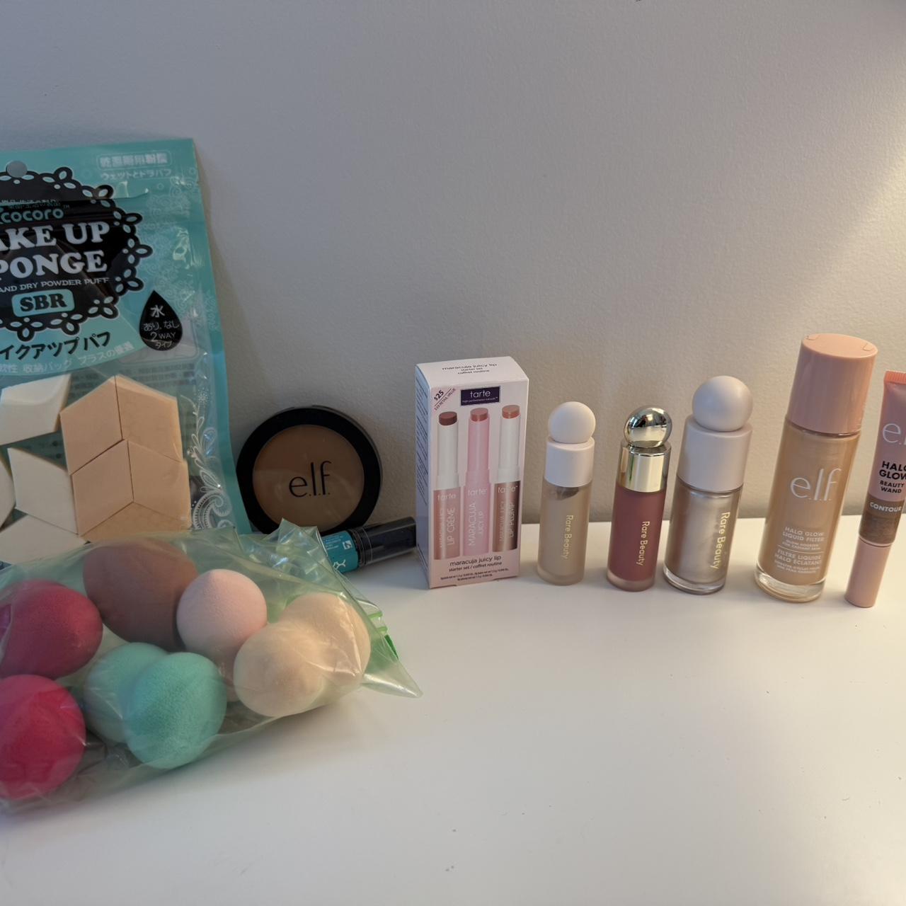 Makeup bundle: Rare Beauty + ELF Sponges: $1 for 6... | Depop