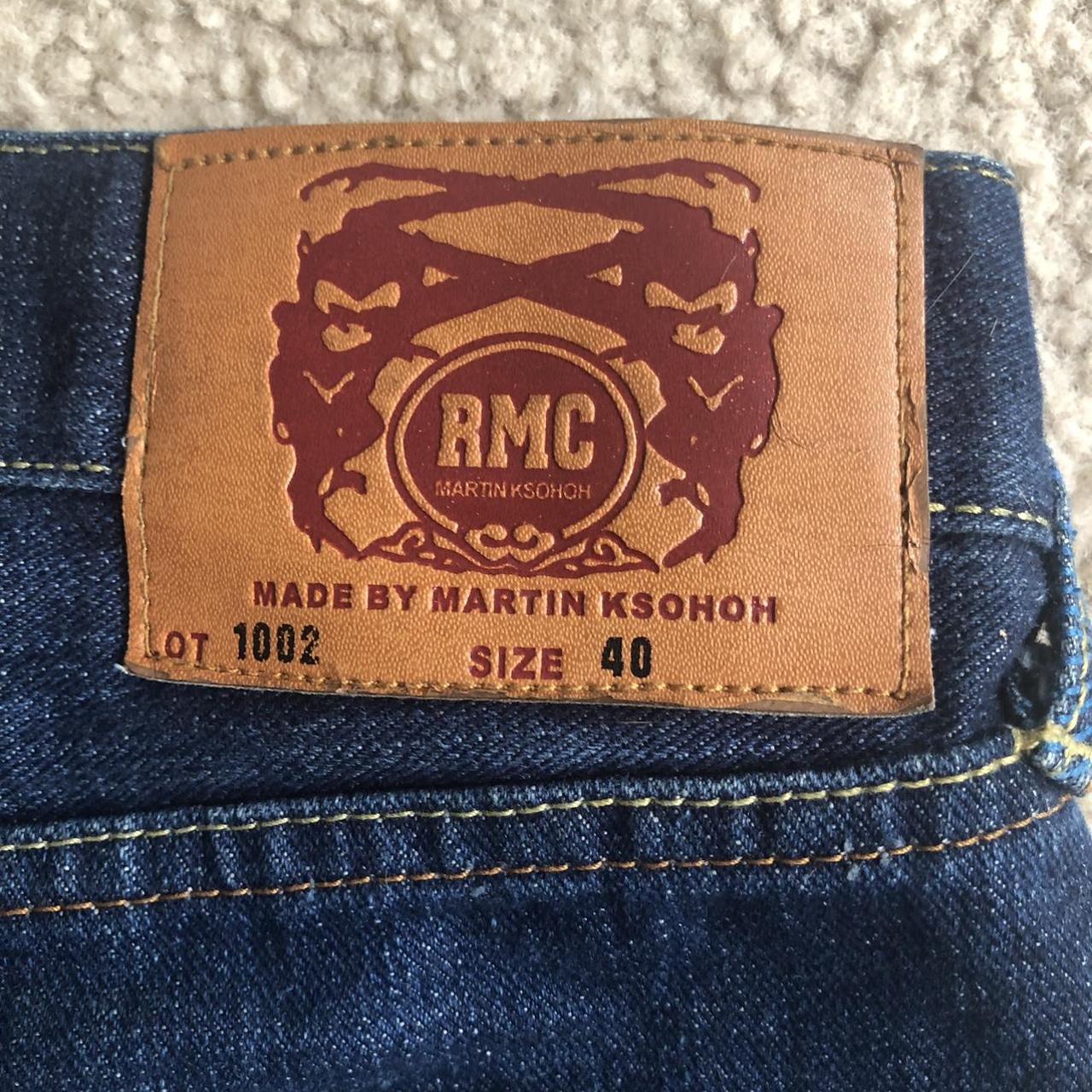 Embroidered RMC Red Monkey Company Jean Shorts by... - Depop