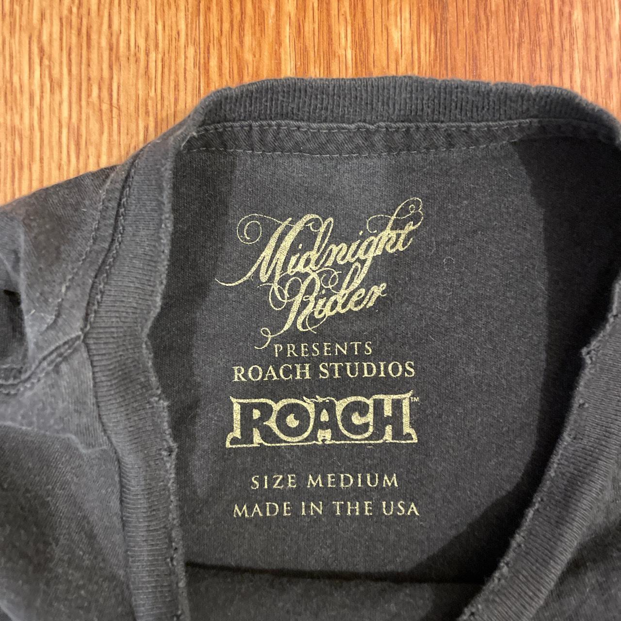 “Midnight Rider Roach Studios” Motorcycle Graphic... - Depop