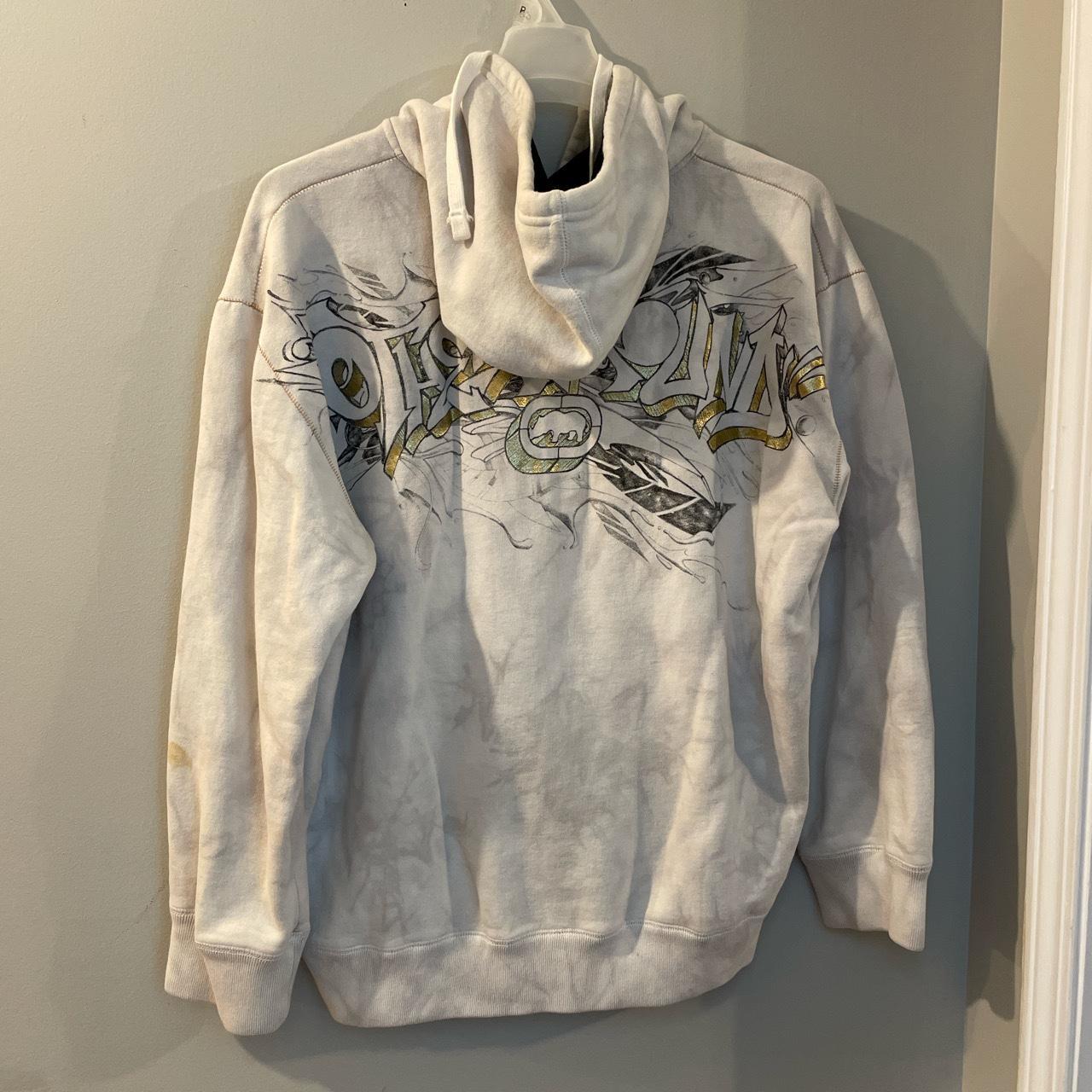 Ecko Unltd. Y2K Zip Up Hoodie - Size Small • Tagged... - Depop