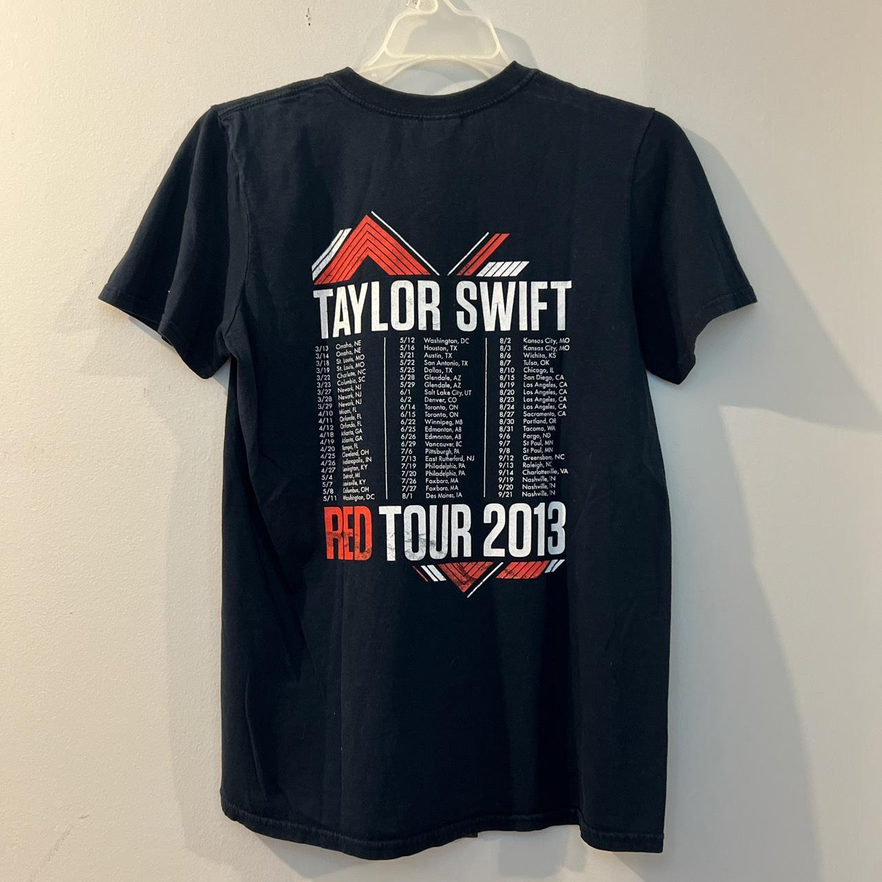 Taylor Swift Red Tour 2013 Shirt - Size Small - Depop