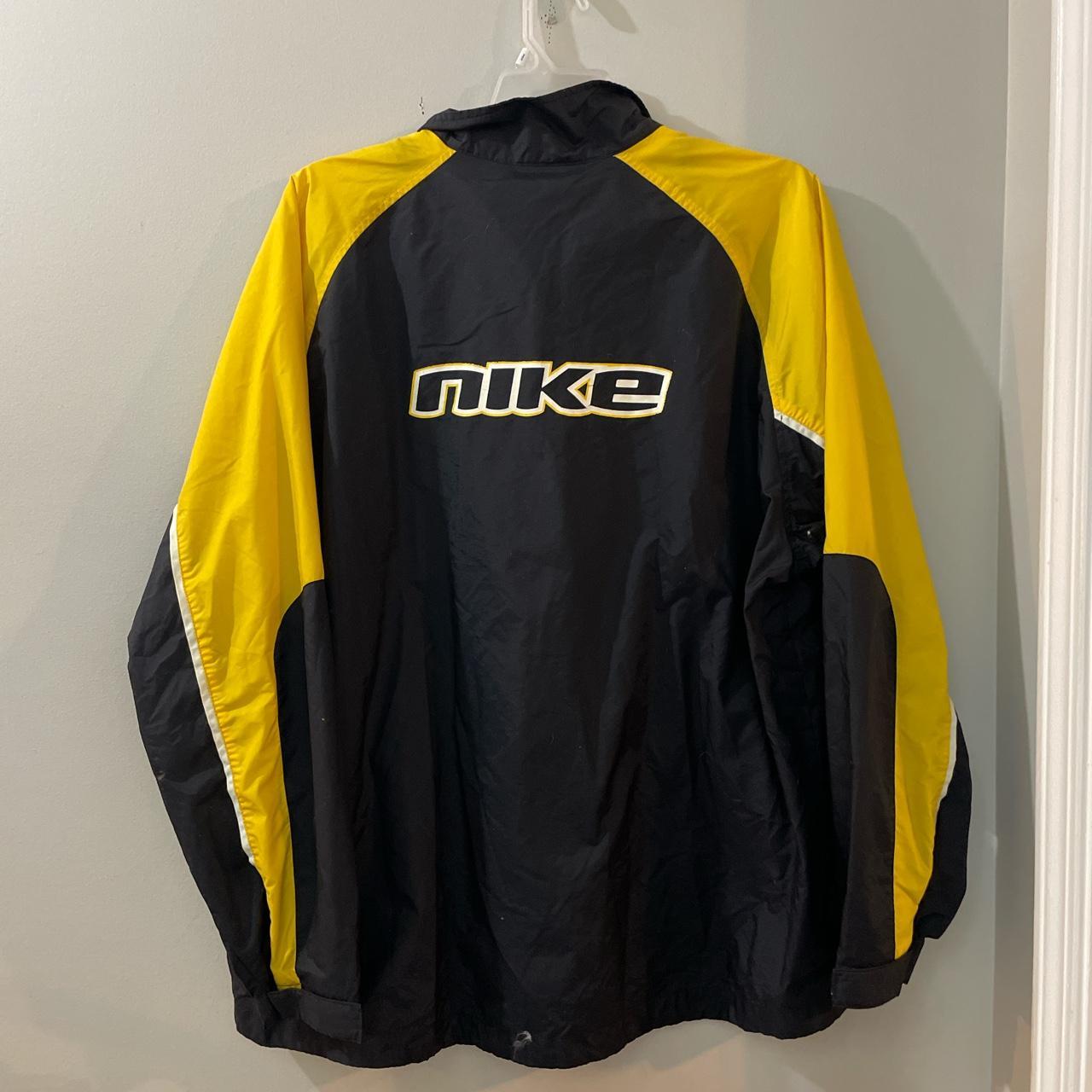Vintage Y2K 2000s Nike Zip Up Windbreaker Jacket -... - Depop