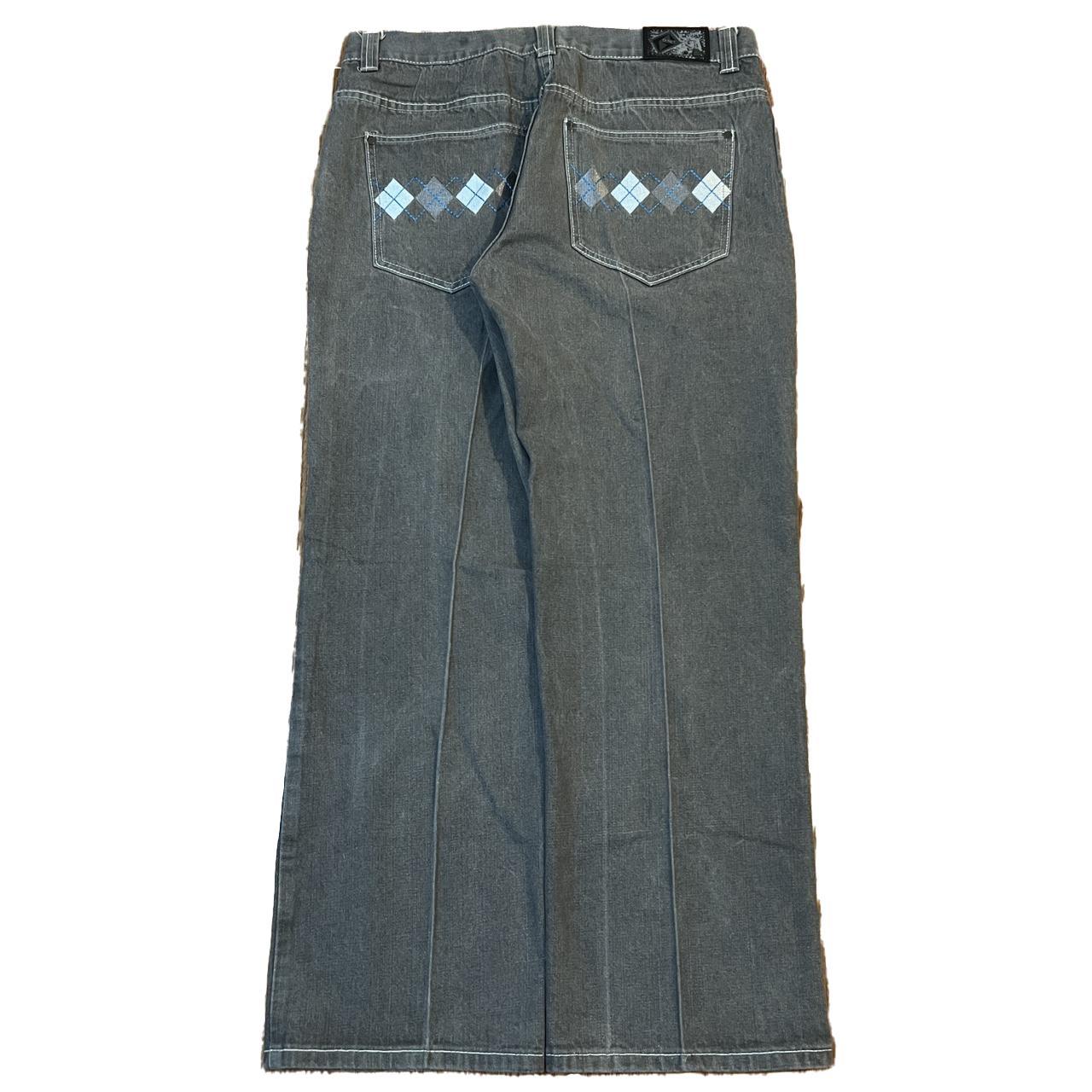 Vintage Y2K Embroidered G-Net Jeans - Size 38x32 - Depop