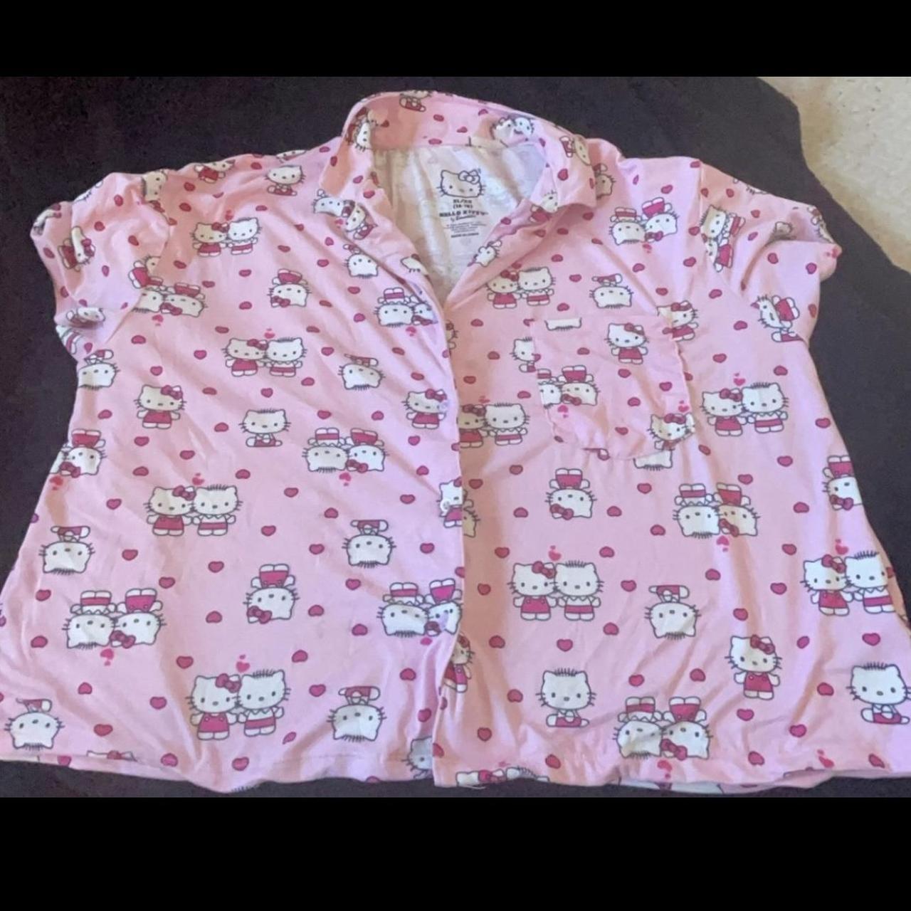 Hello Kitty and Dear Daniel Valentine’s day pajama... - Depop