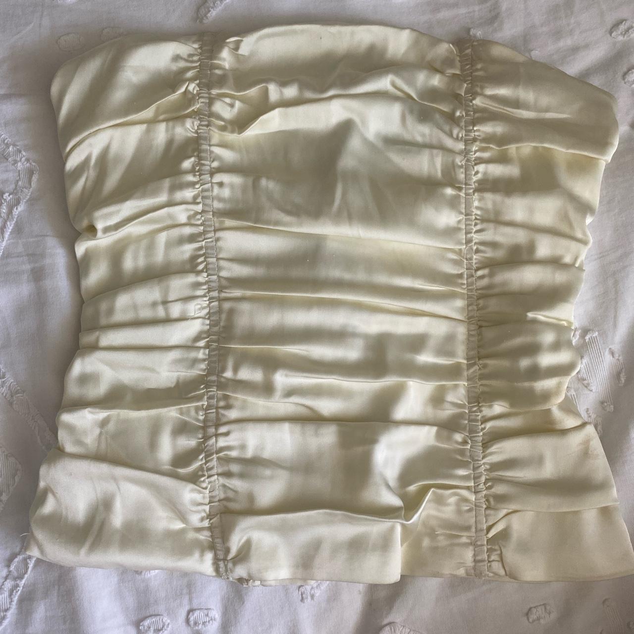 Lioness yellow corset top - Depop