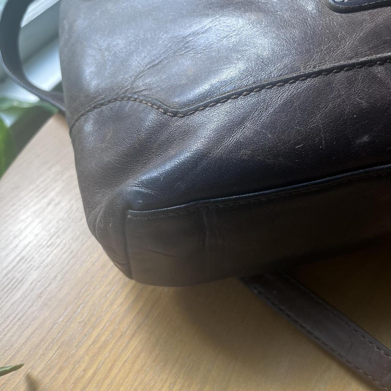 Frye Genuine Leather Purse. Theres a dark spot on... - Depop