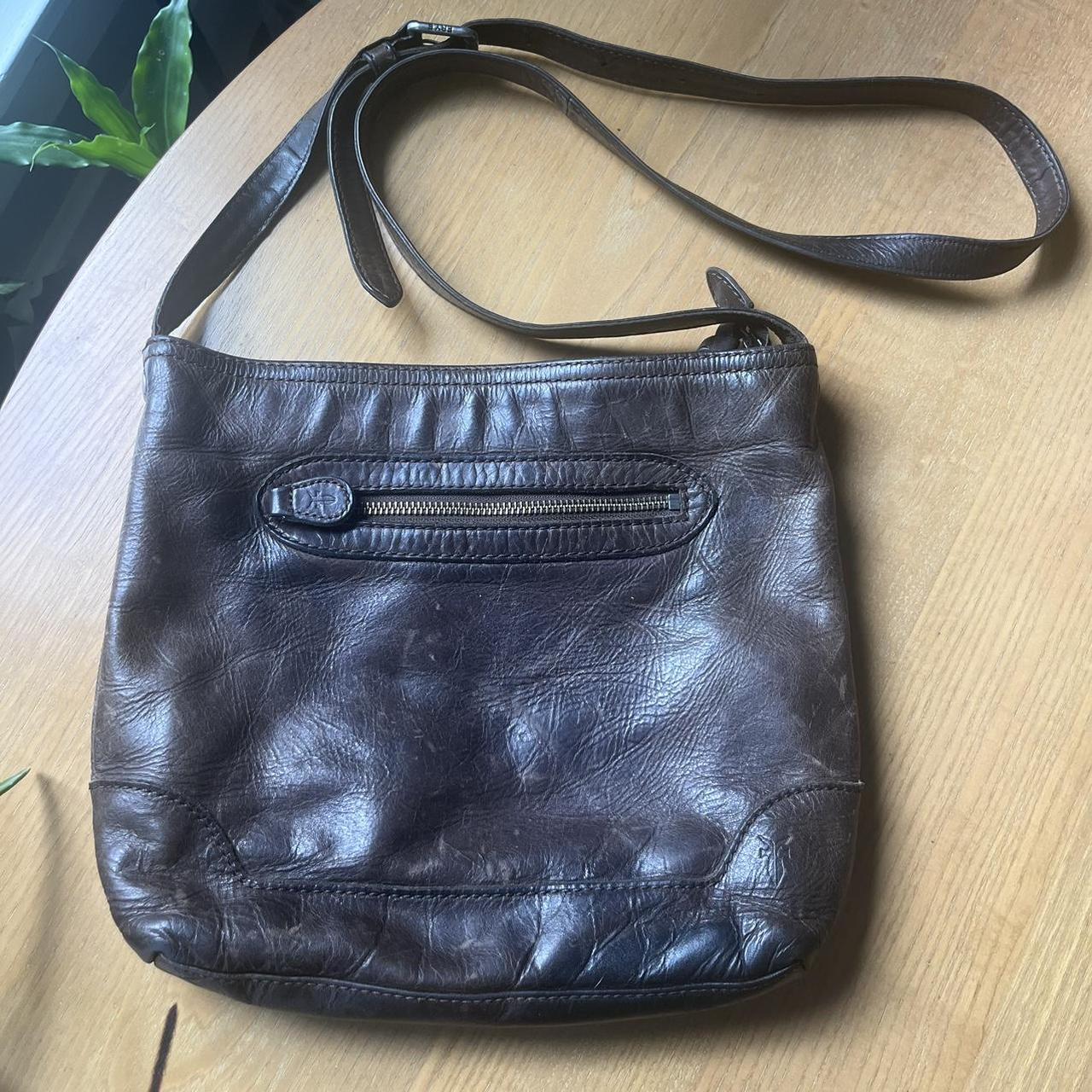 Frye Genuine Leather Purse. Theres a dark spot on... - Depop