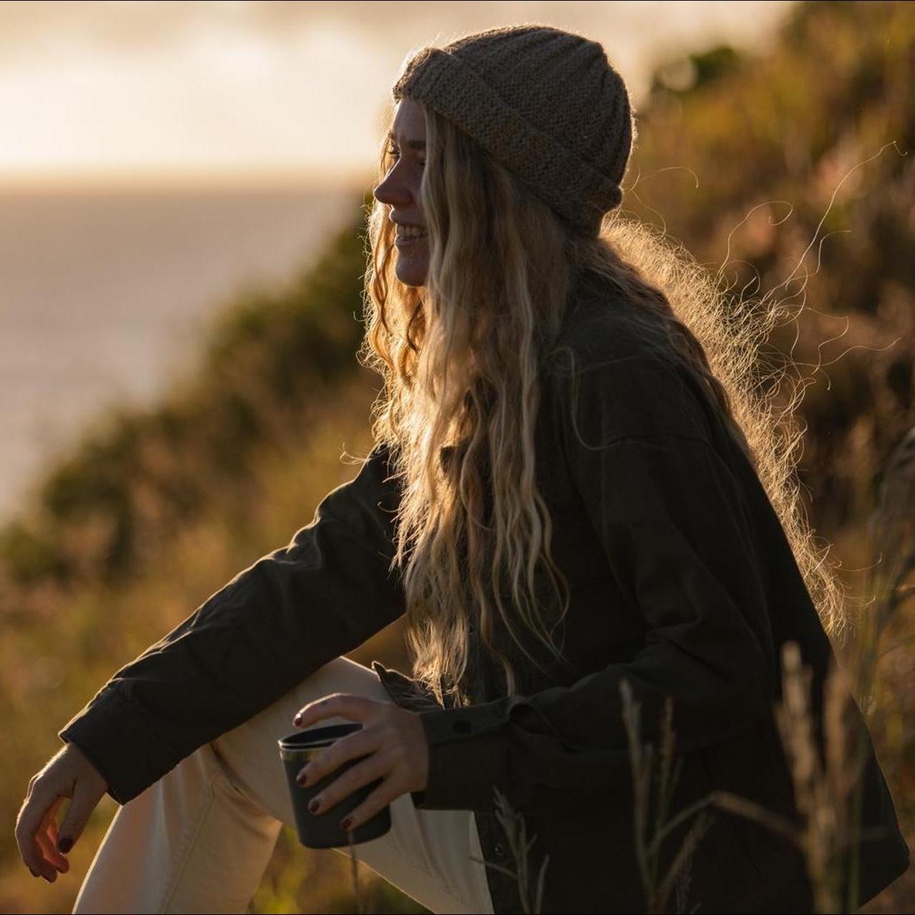 Roark women’s jacket Size small Khaki green utility... - Depop