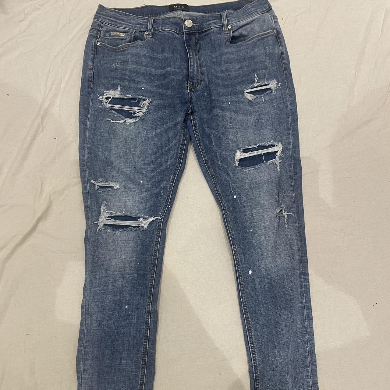 Pré London jeans slim fit, worn a few times but just... - Depop
