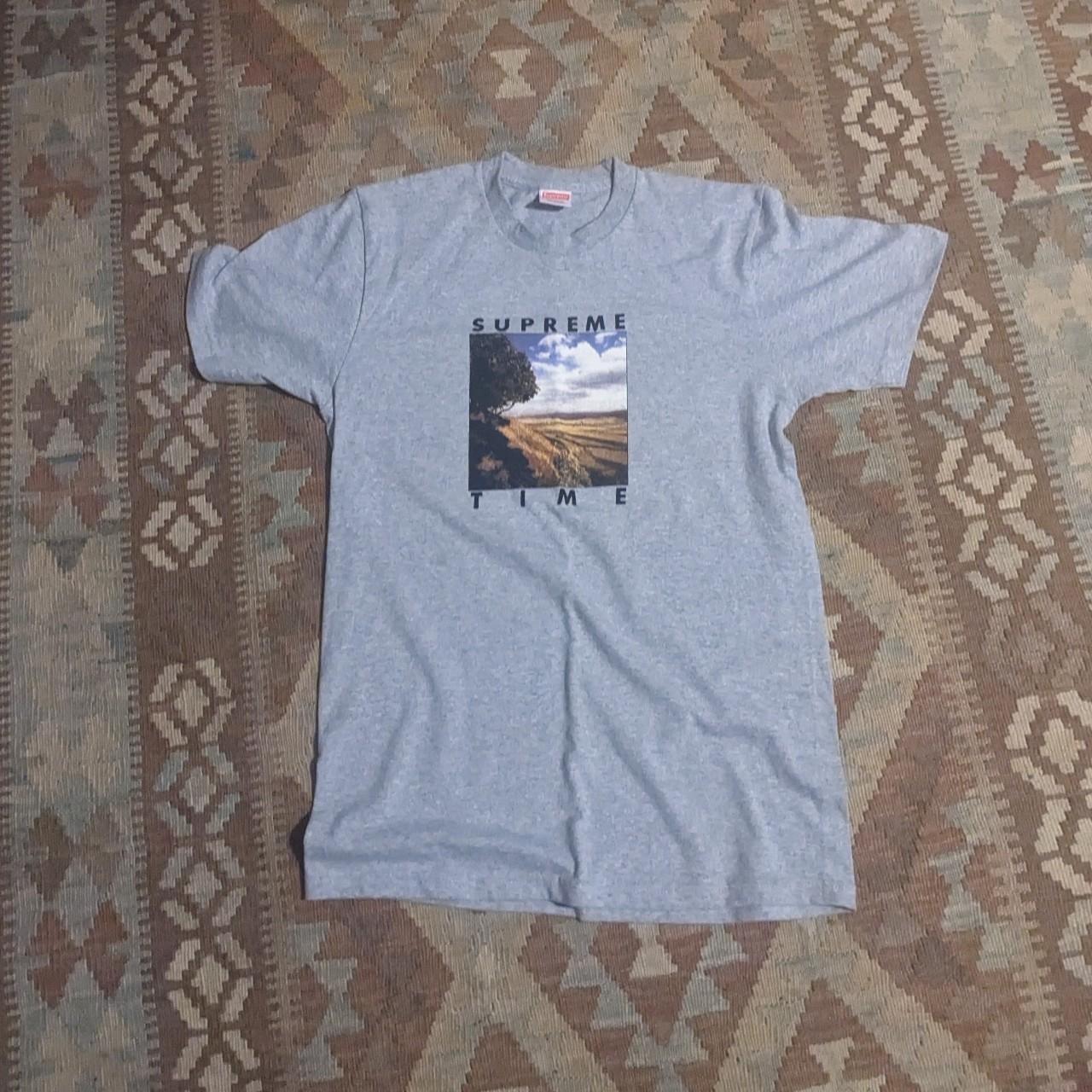 DM BEFORE YOU BUY Supreme 'Time' t shirt Size... - Depop