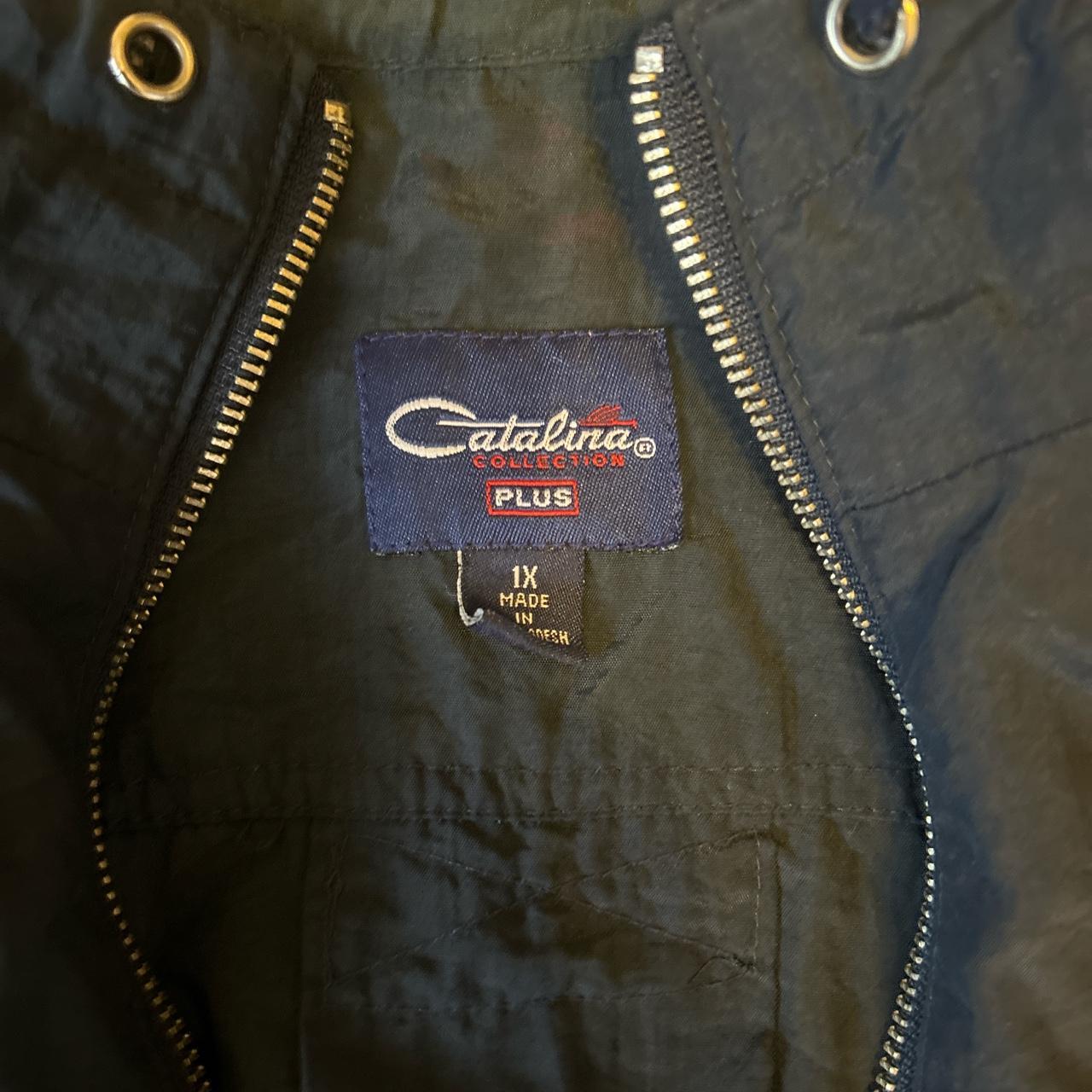 Catalina Collection Plus Windbreaker Navy blue Mens XL - Depop