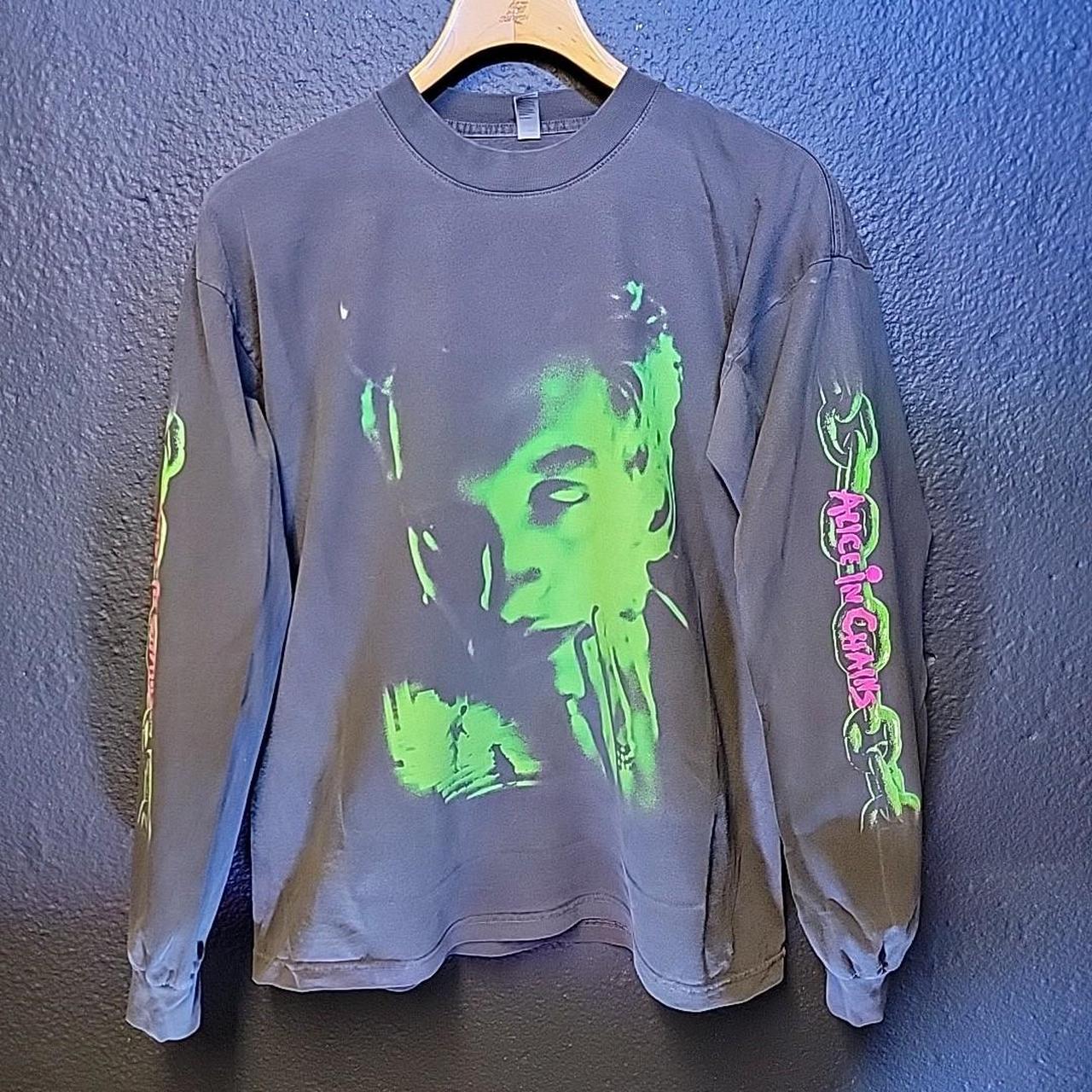 Custom AIC Alice in chains long sleeve on la apparel... - Depop