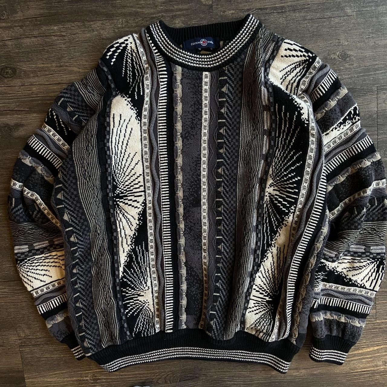 90’s COOGI style knit sweater 📲All offers are... - Depop