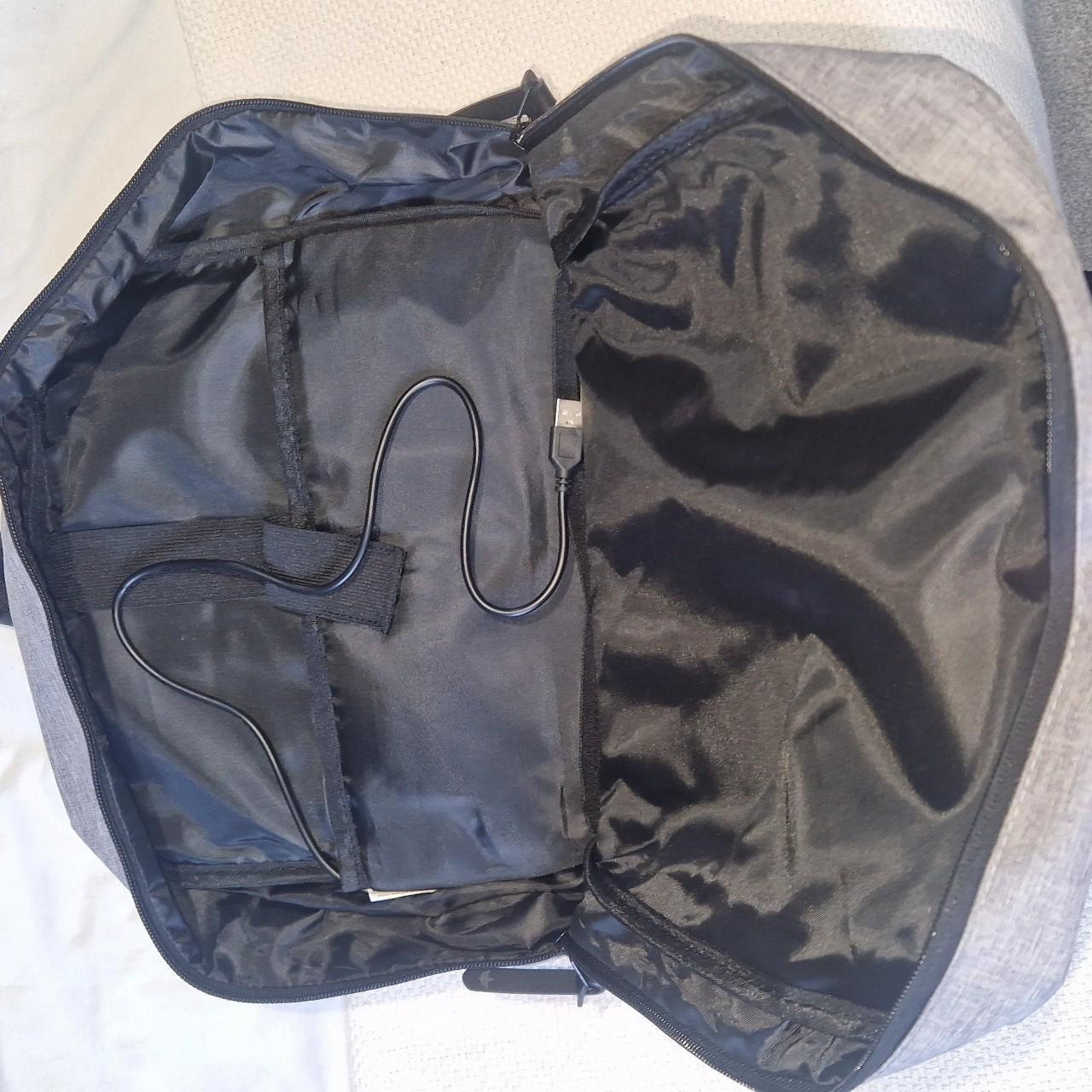 Grey Fire Trap chargeable rucksack New without... - Depop