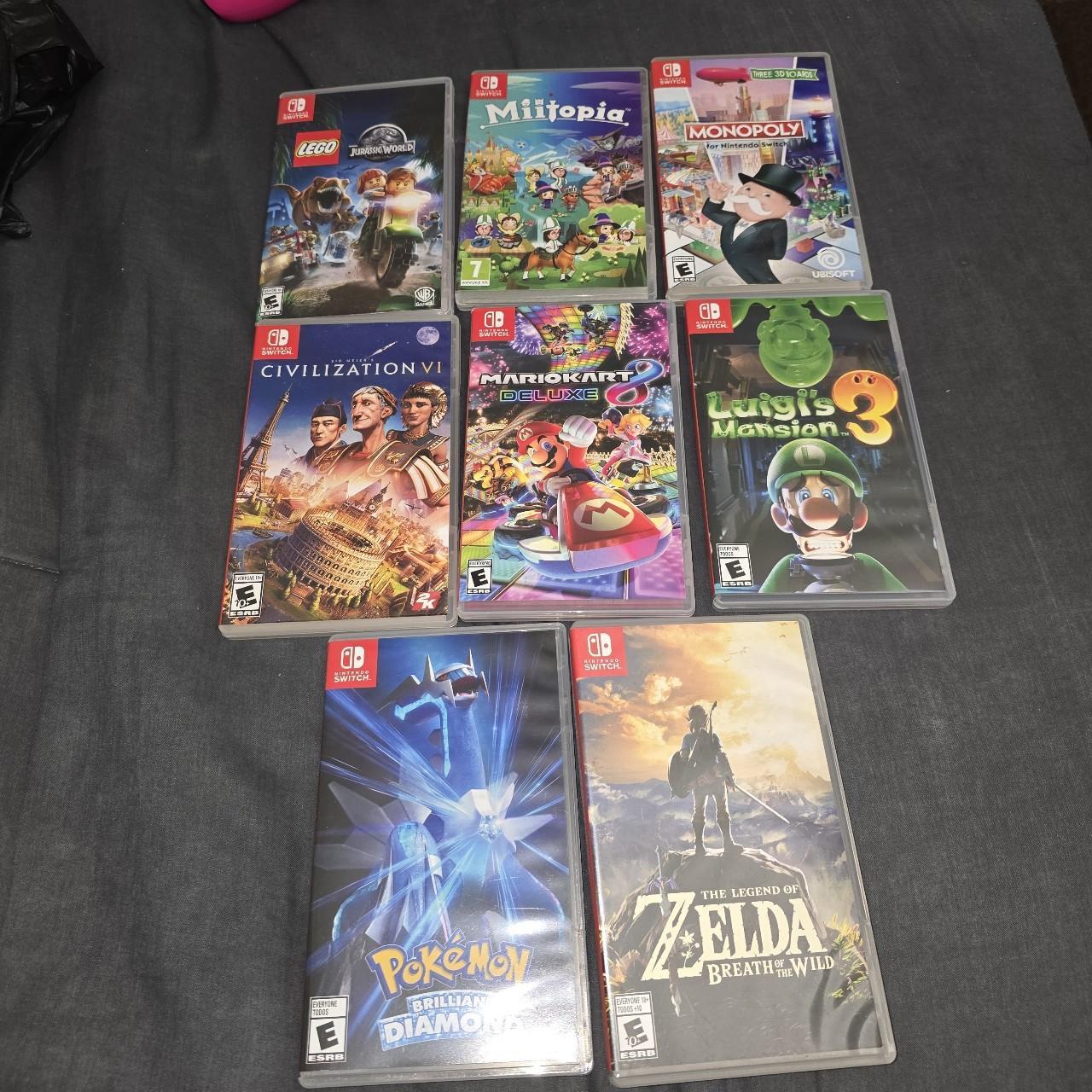 8 Nintendo Switch Game Cases Mario Zelda Pokémon... - Depop