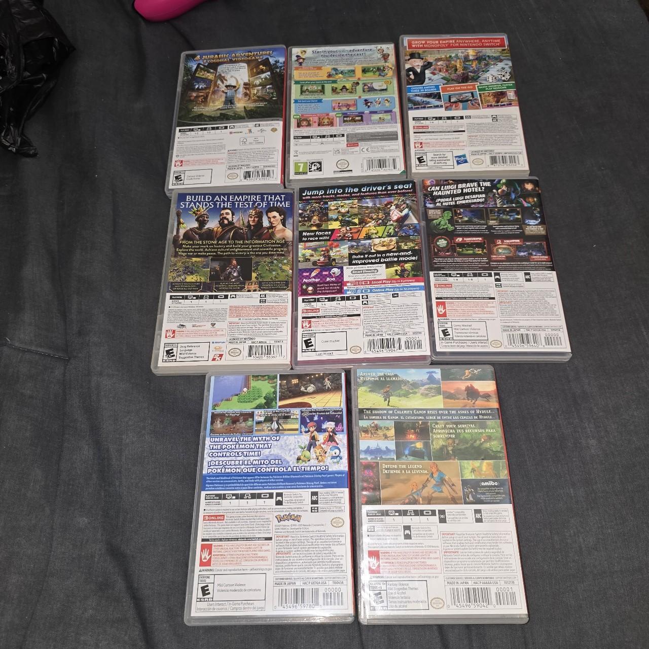 8 Nintendo Switch Game Cases Mario Zelda Pokémon... - Depop