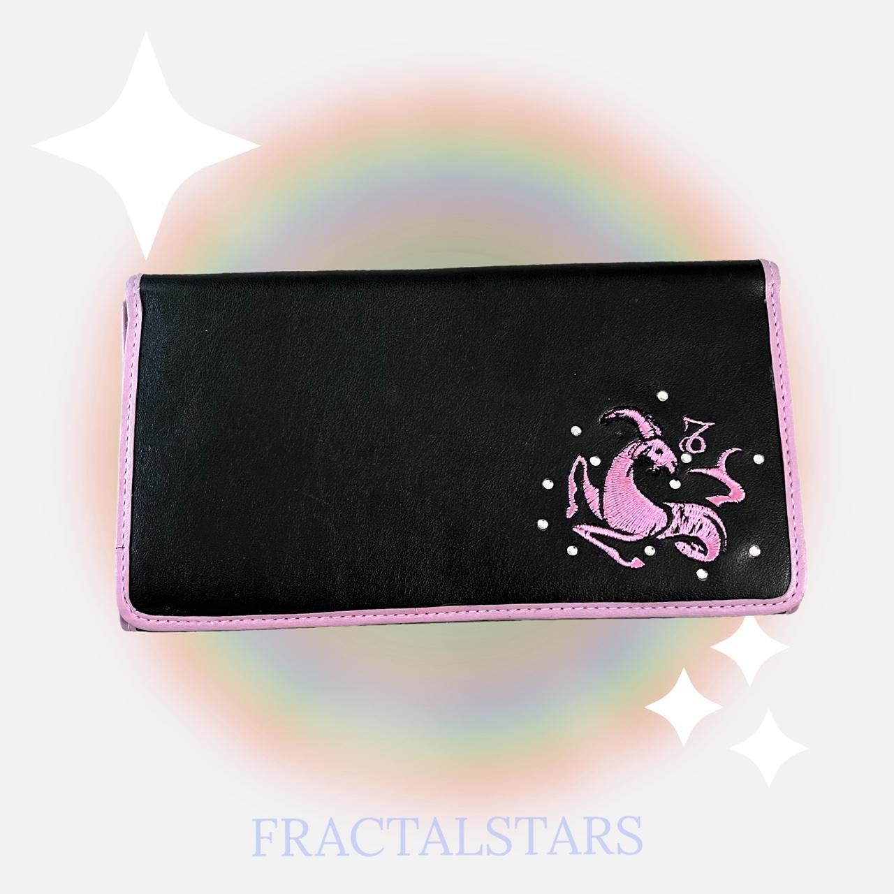 Y2K Rhinestone Capricorn Wallet DYING over this... - Depop