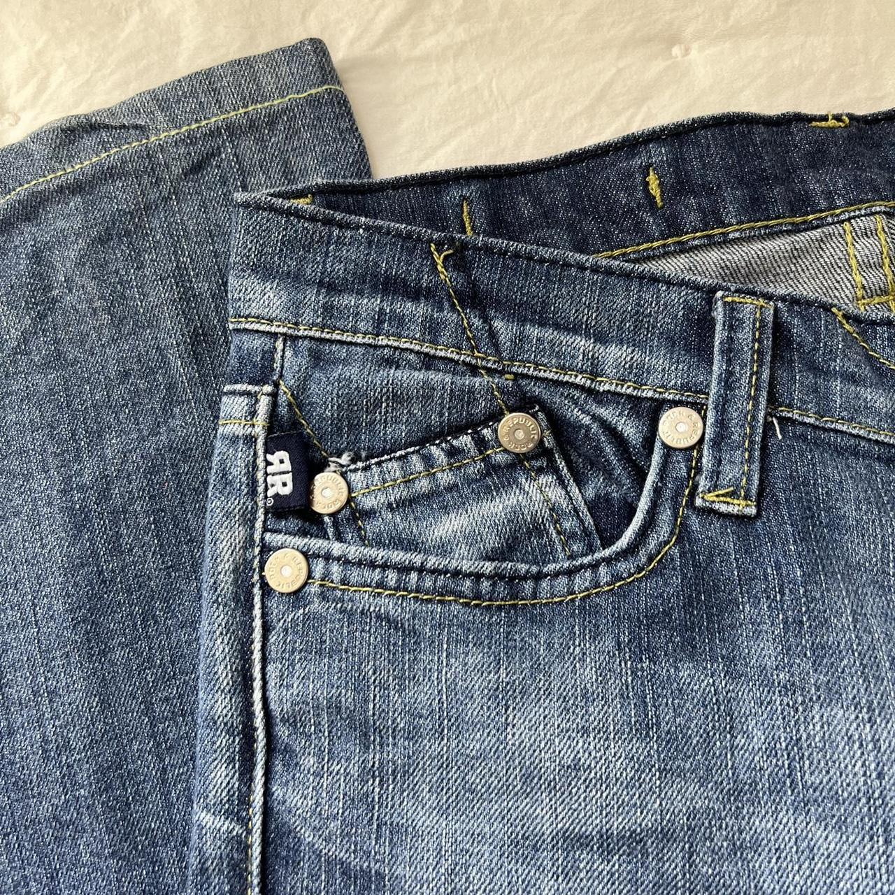 Y2K low raise jeans 💋 early 2000s 💋 Rock and... - Depop